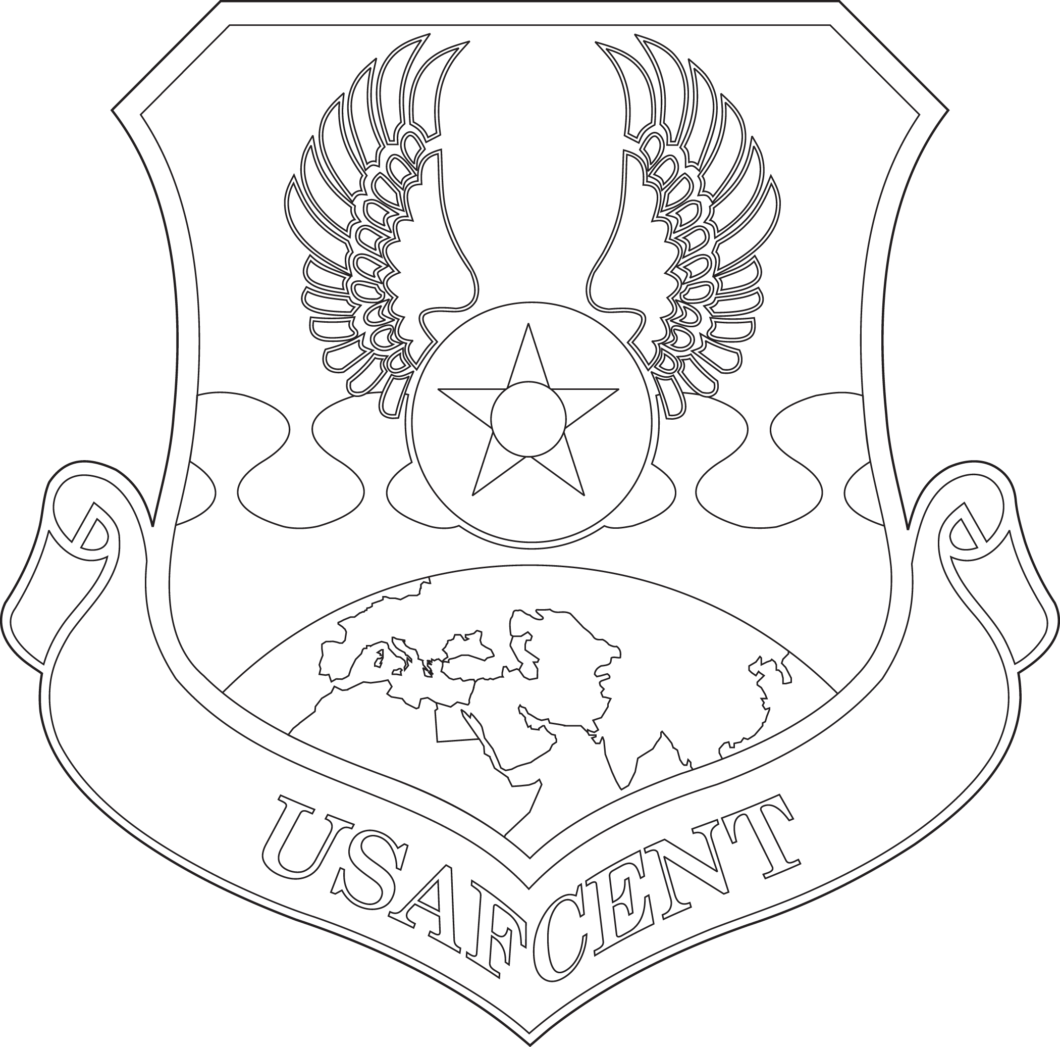 army emblem coloring page
