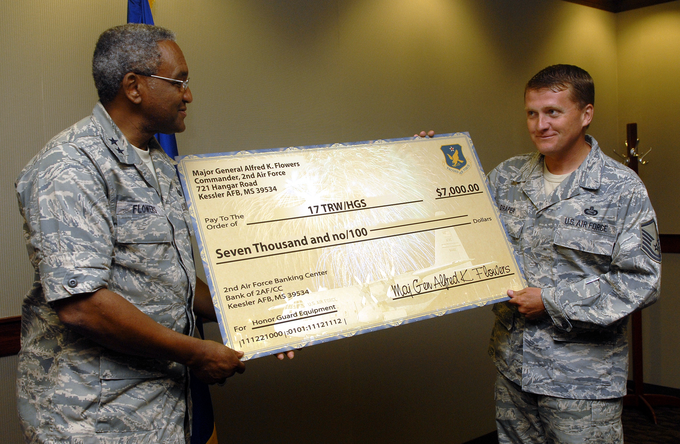 Maj. Gen. Flowers visits Goodfellow > Goodfellow Air Force Base ...