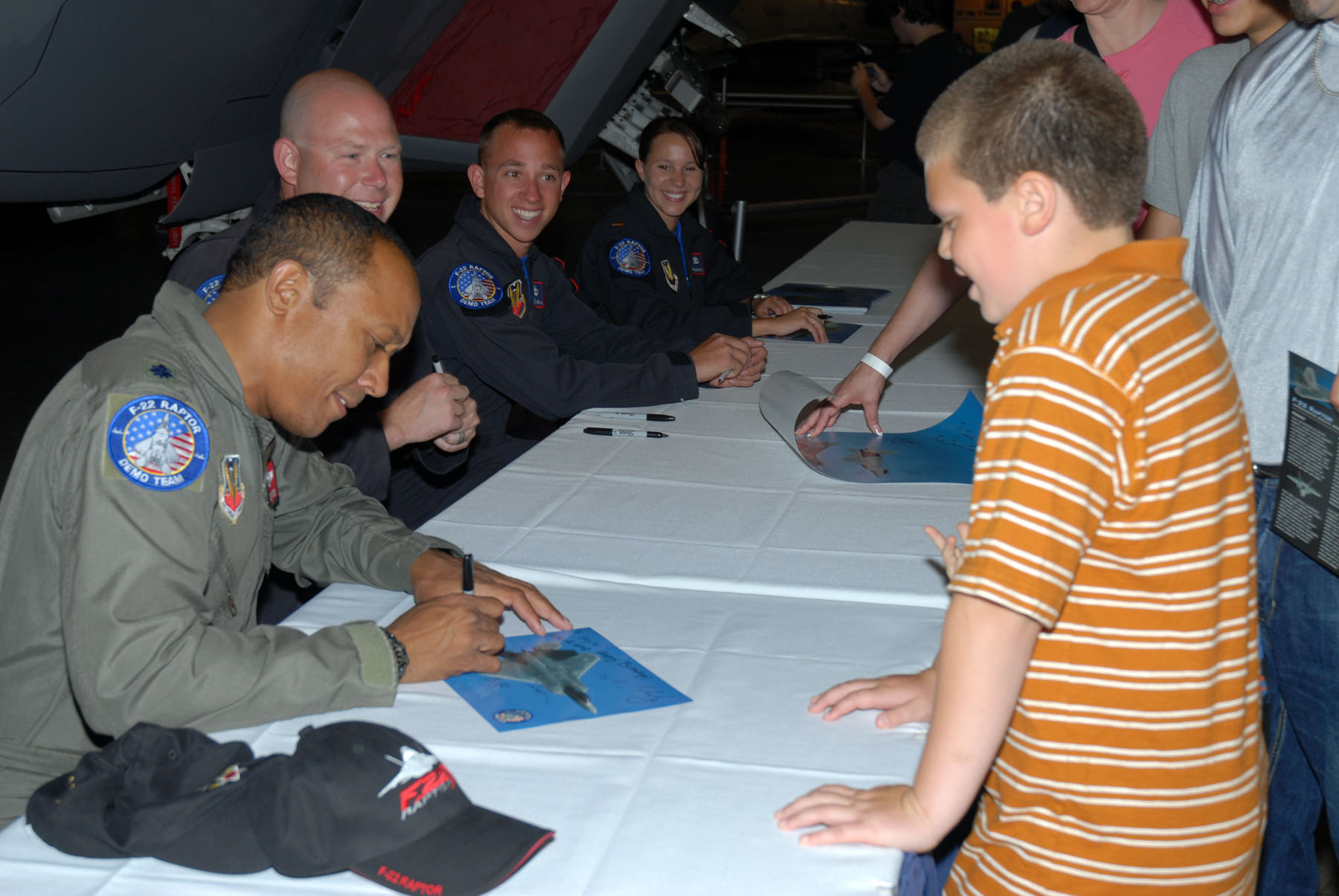 F-22 Demo Team Visit