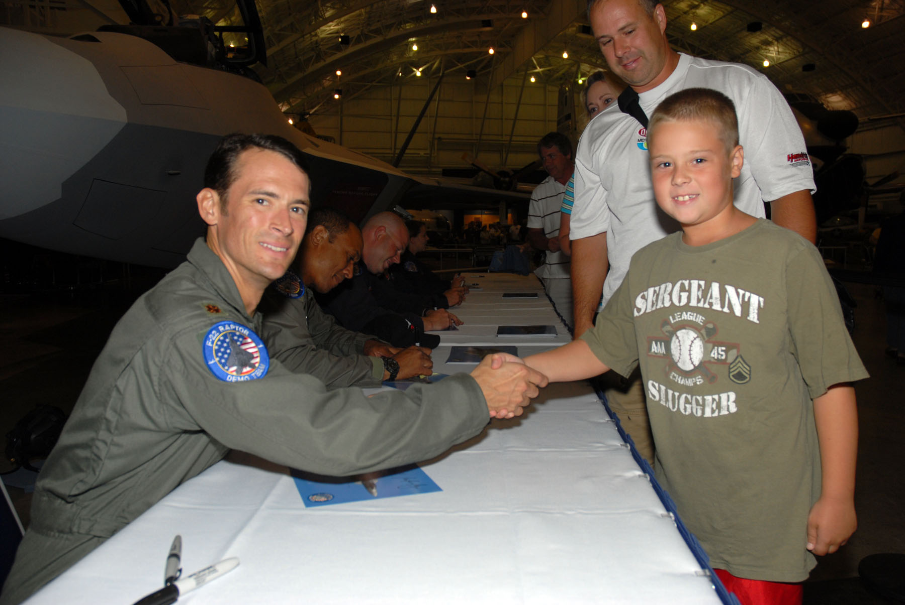 F-22 Demo Team Visit