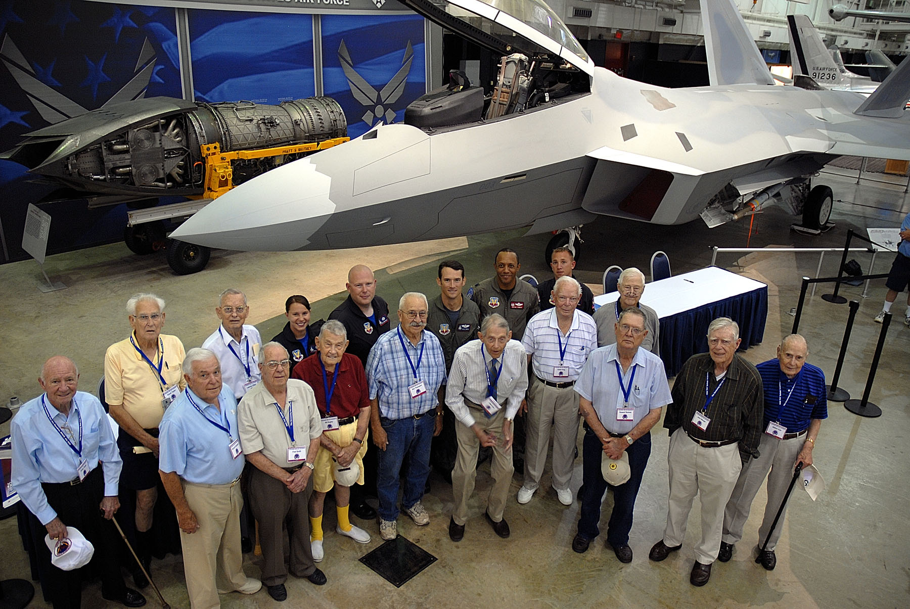 F-22 Demo Team Visit