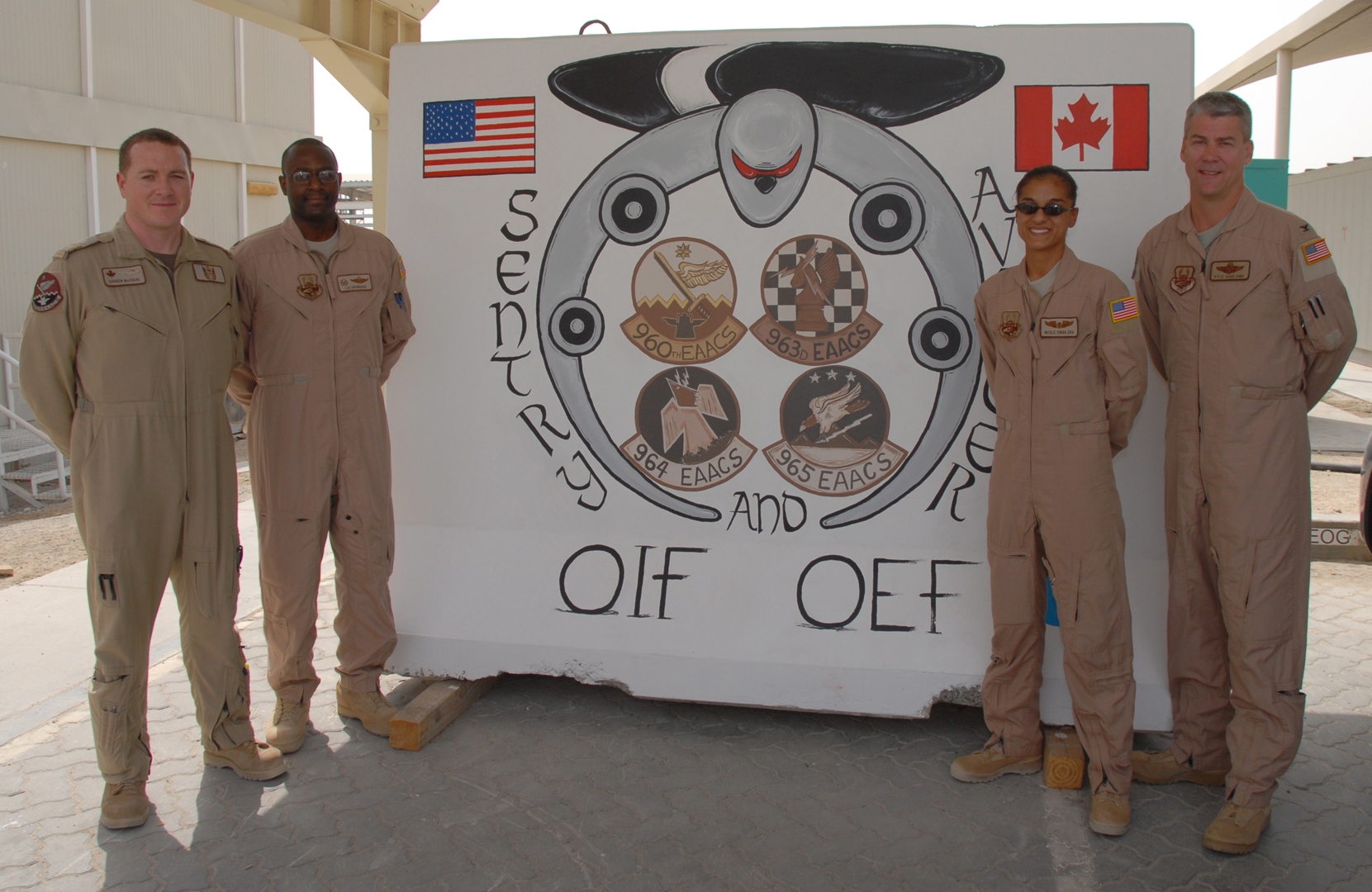 960th Airman artistically bridges EAACS squadrons with mural > U.S. Air ...