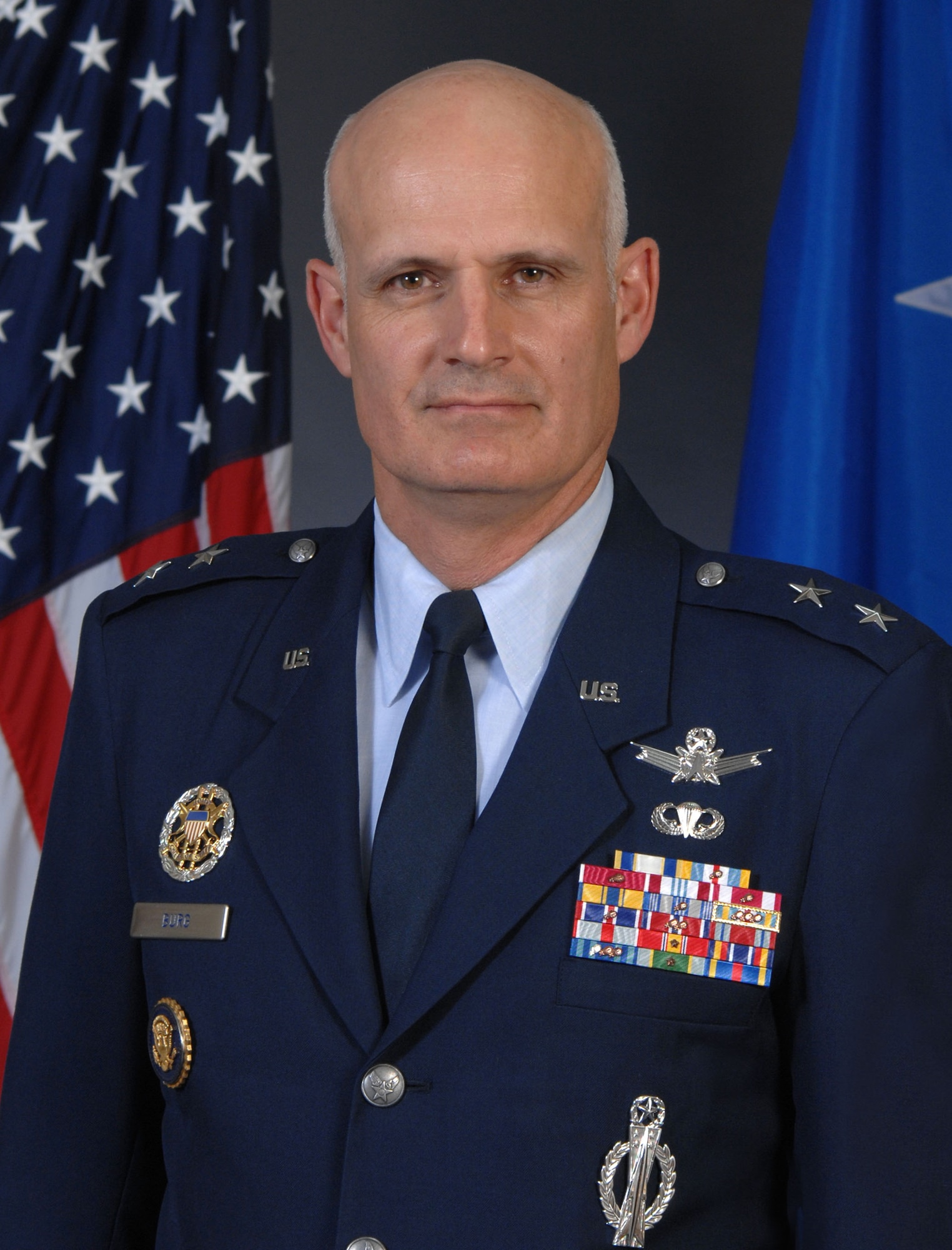 MAJOR GENERAL ROGER W. BURG > Air Force > Biography Display