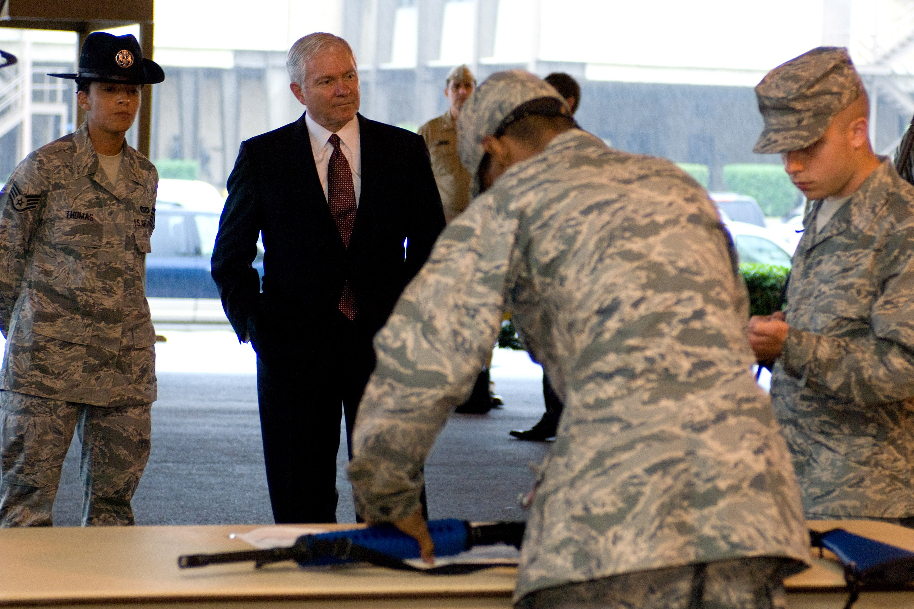SECDEF visits Airmen, tour BMT facilities