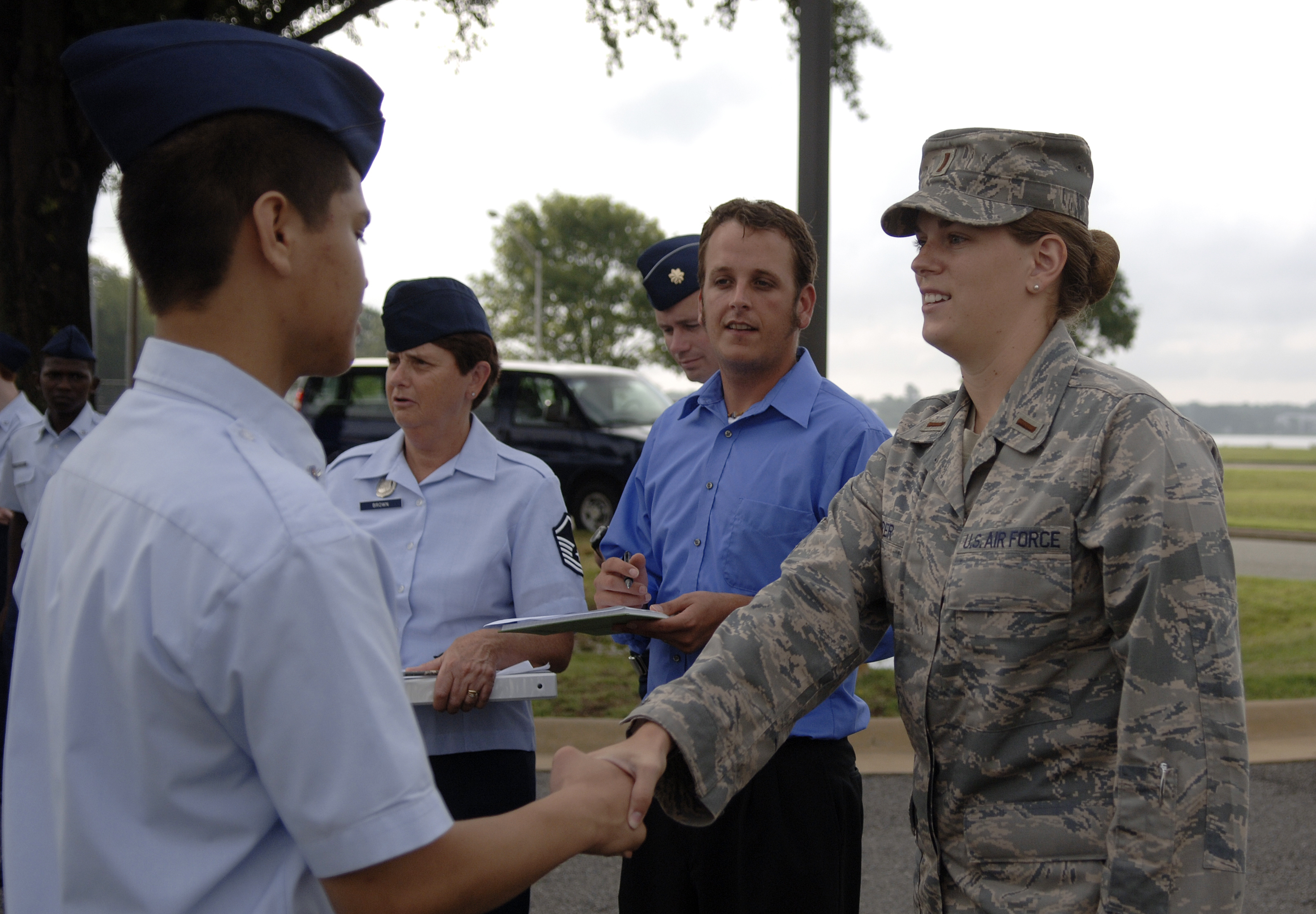 JROTC cadets visit Langley for leadership course