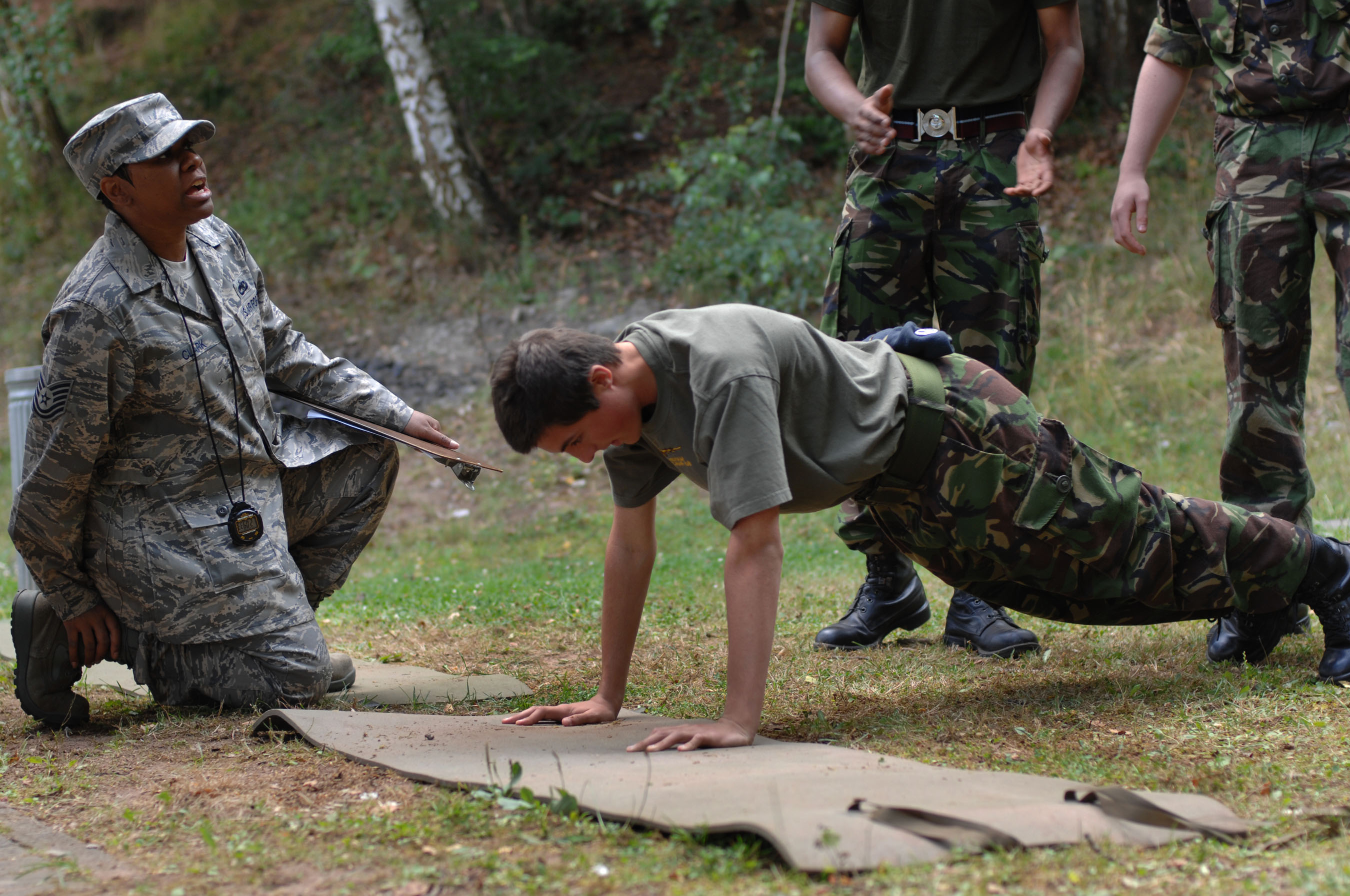 British Cadets visit Kapaun Air Station