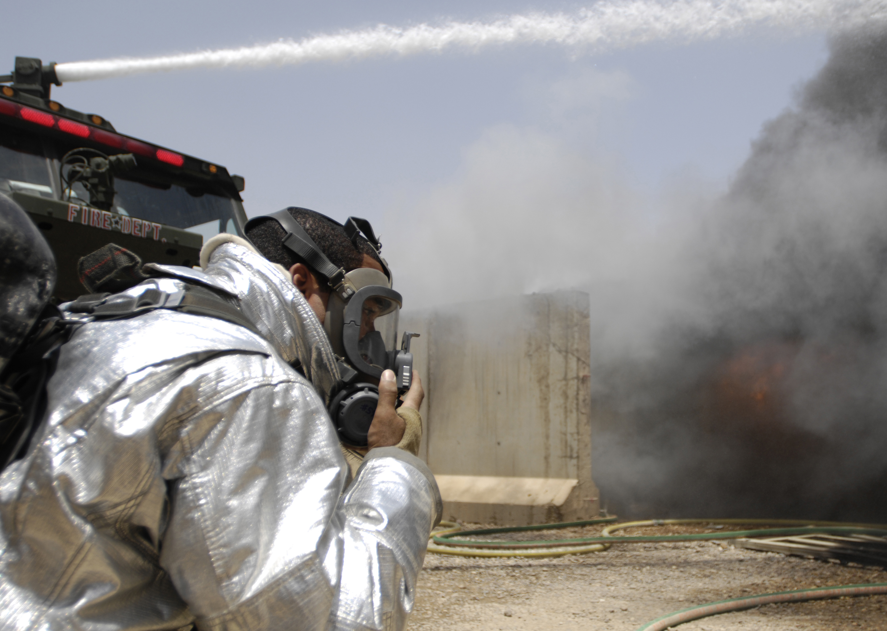 AF, Army firefighters contain 2-alarm blaze > Tyndall Air Force Base ...