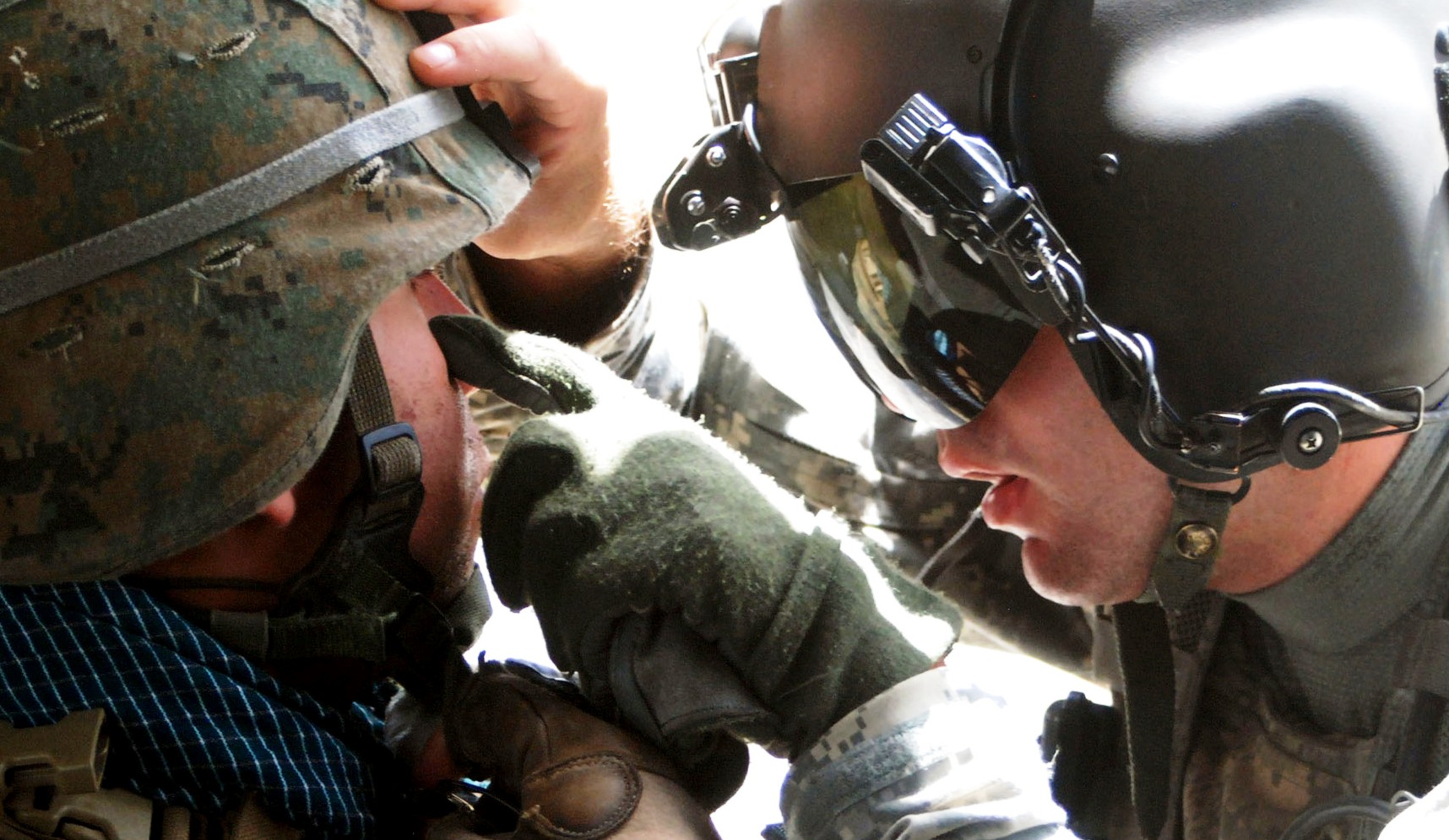 Army Sgt. Adam Connaughton, a medic with 1st Platoon, C Company, 6th ...