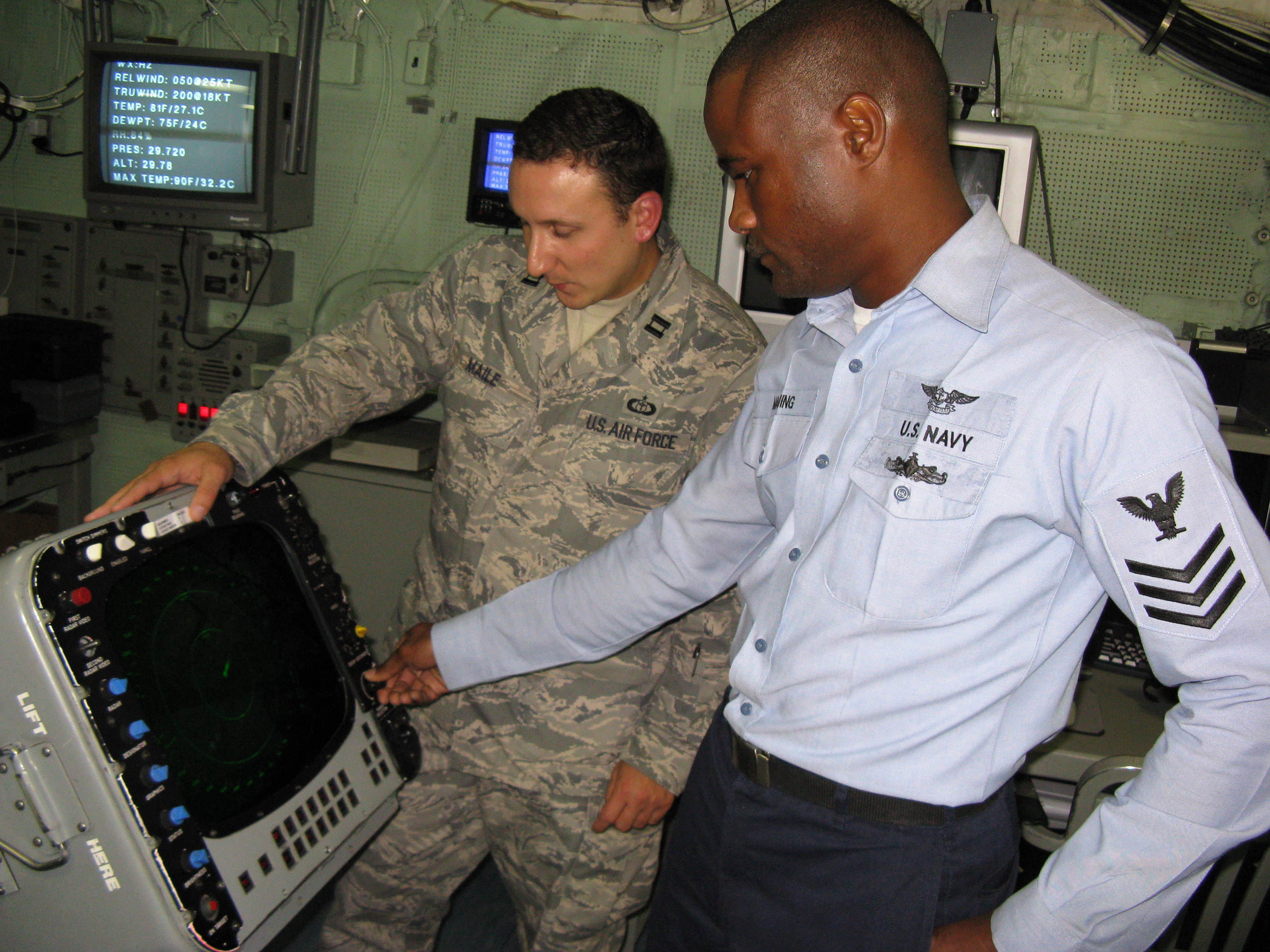Forecasters afloat support multinational training exercise > Air Force ...