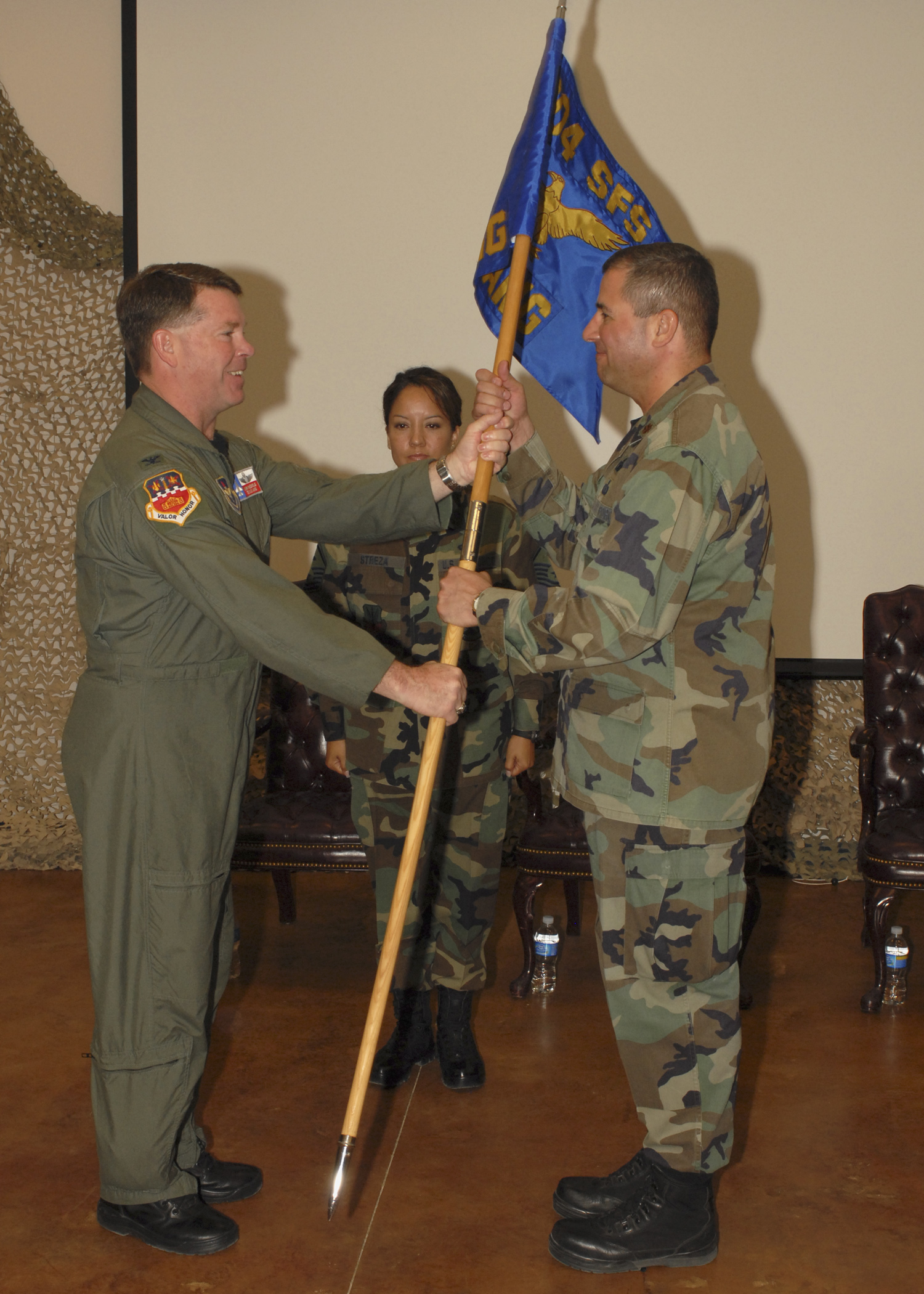 204th SFS Change of Command