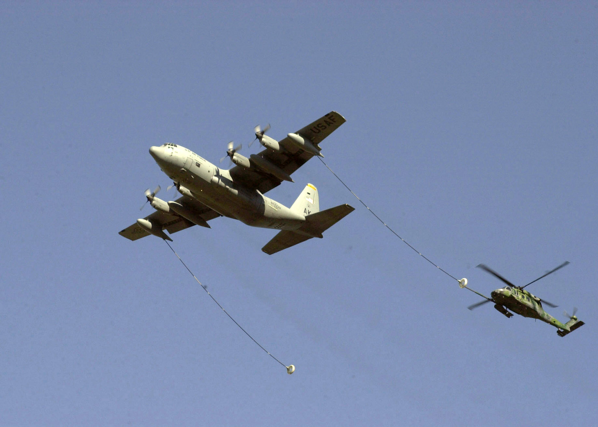 HC-130 refueling HH-60