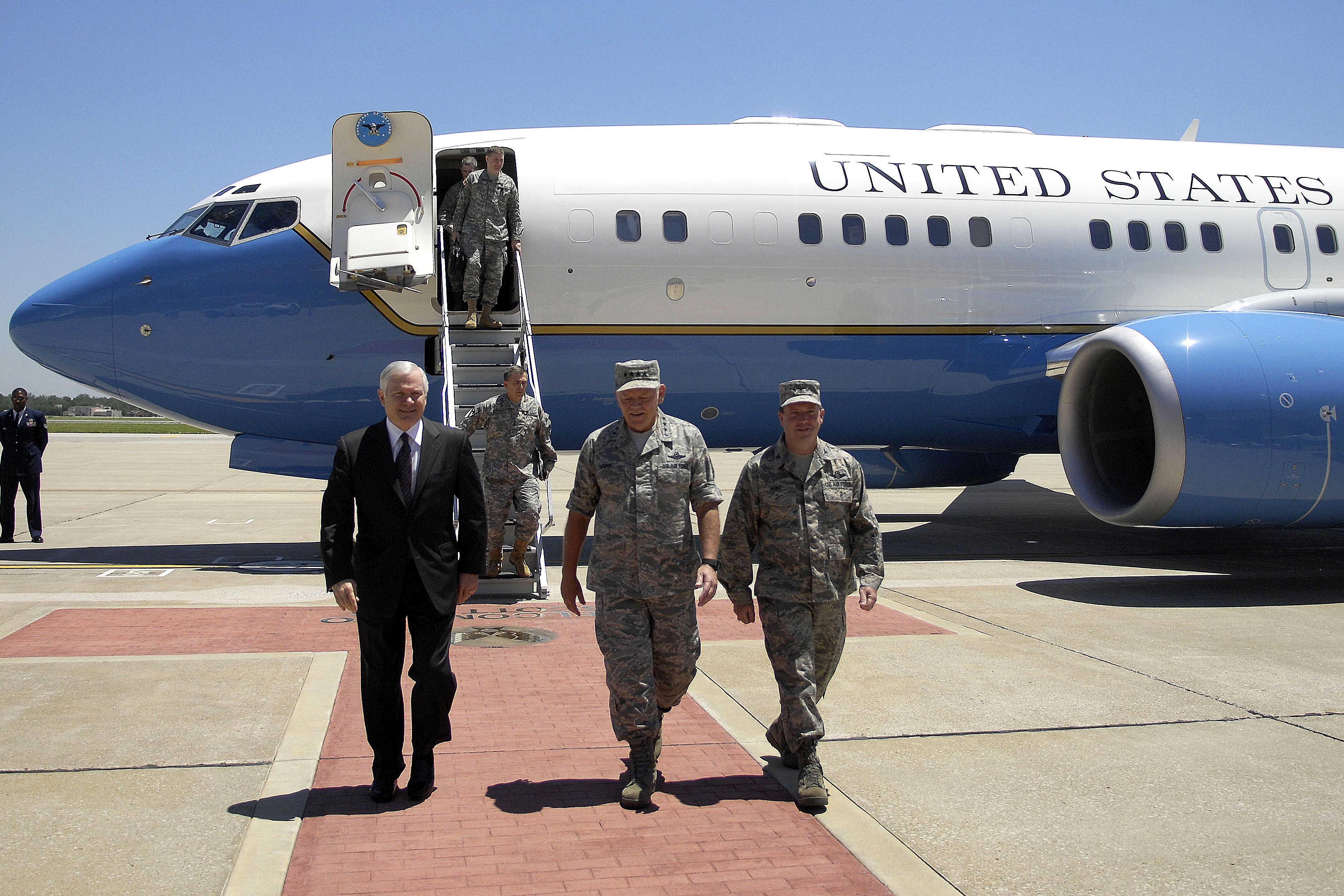 U.S. Air Force Gen. Art Licthe, commander, Air Mobility Command and U.S ...