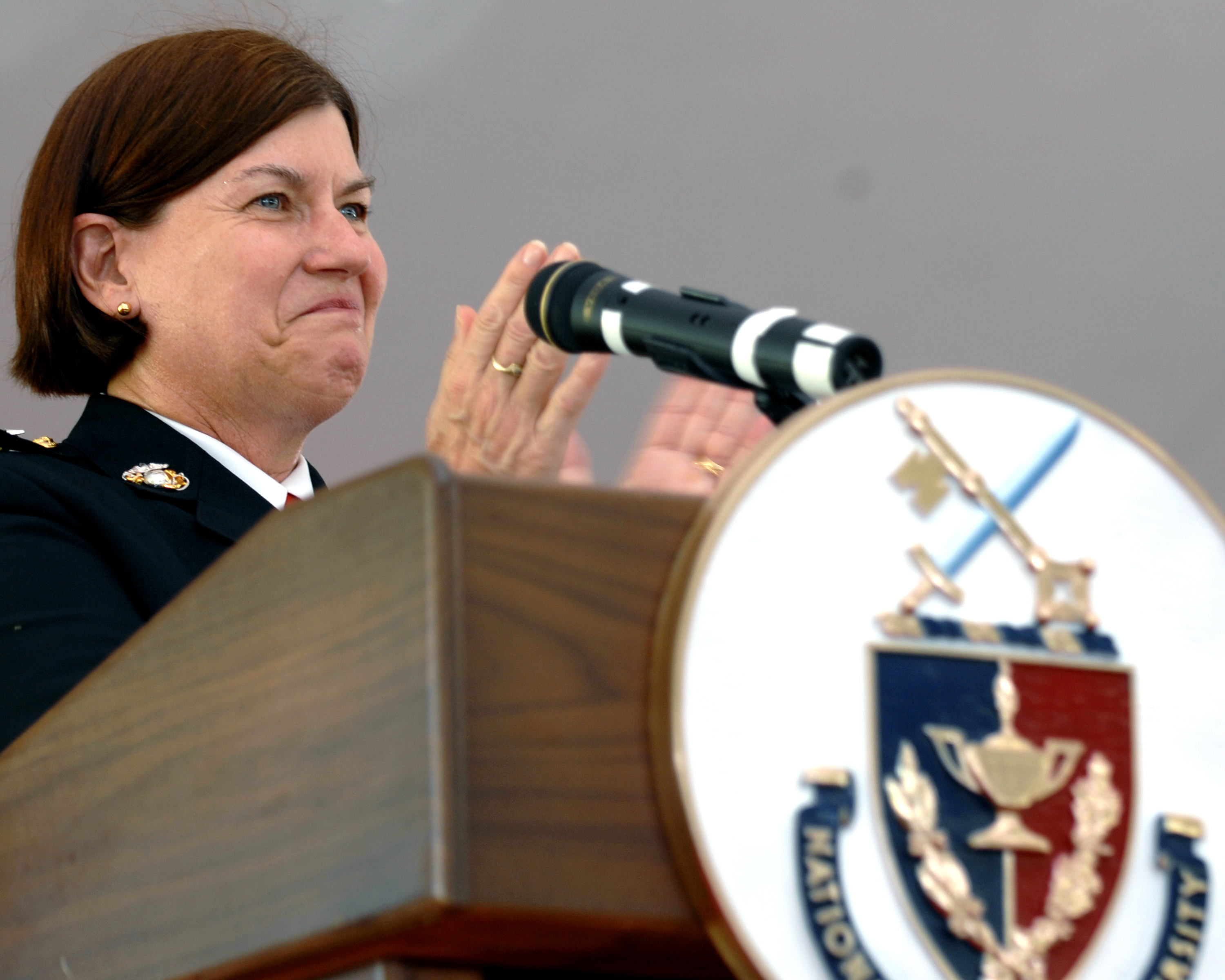 National Defense University President Marine Lt. Gen. Frances C. Wilson ...