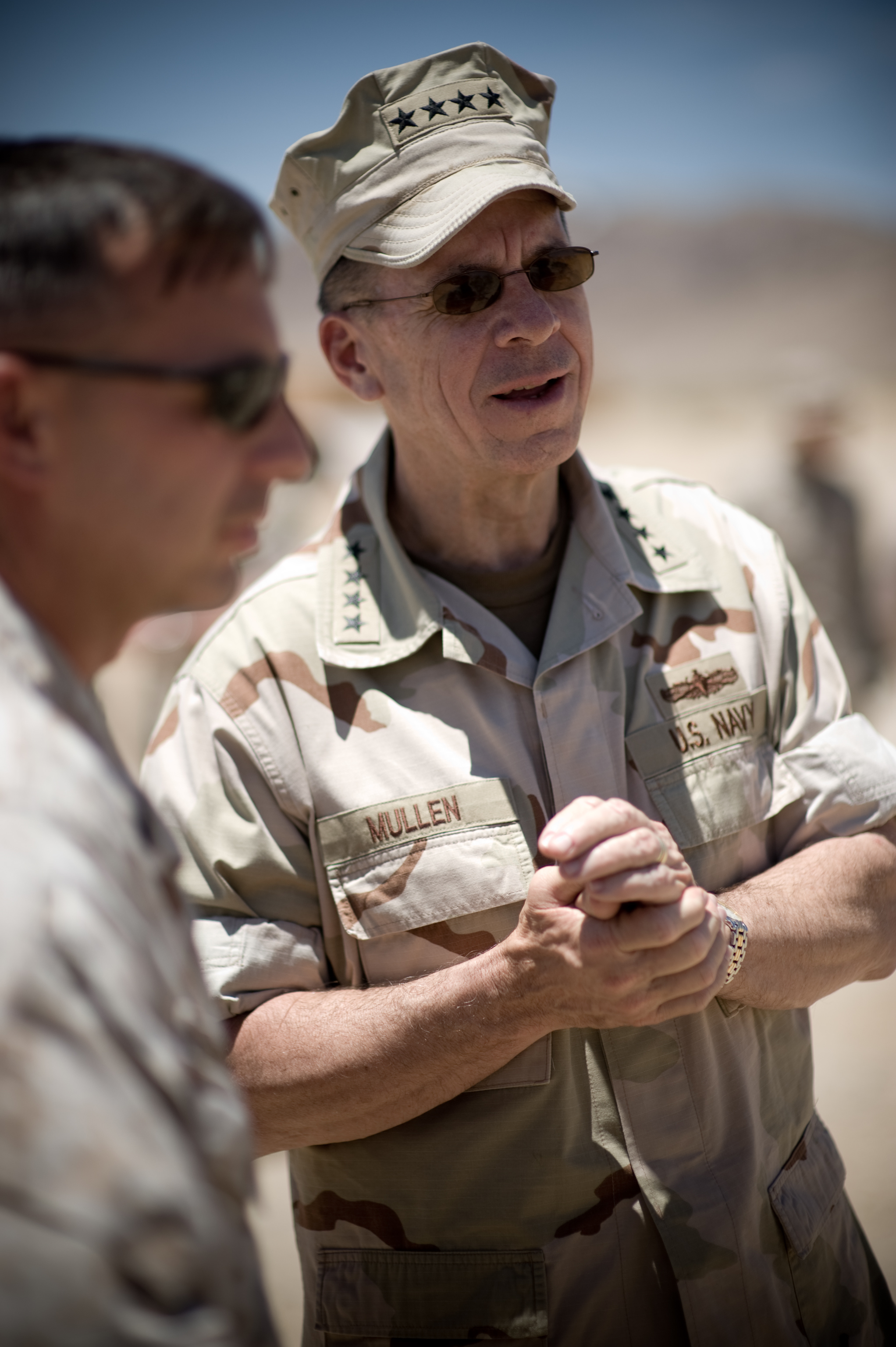 U.S. Navy Adm. Mike Mullen, chairman of the Joint Chiefs of Staff ...
