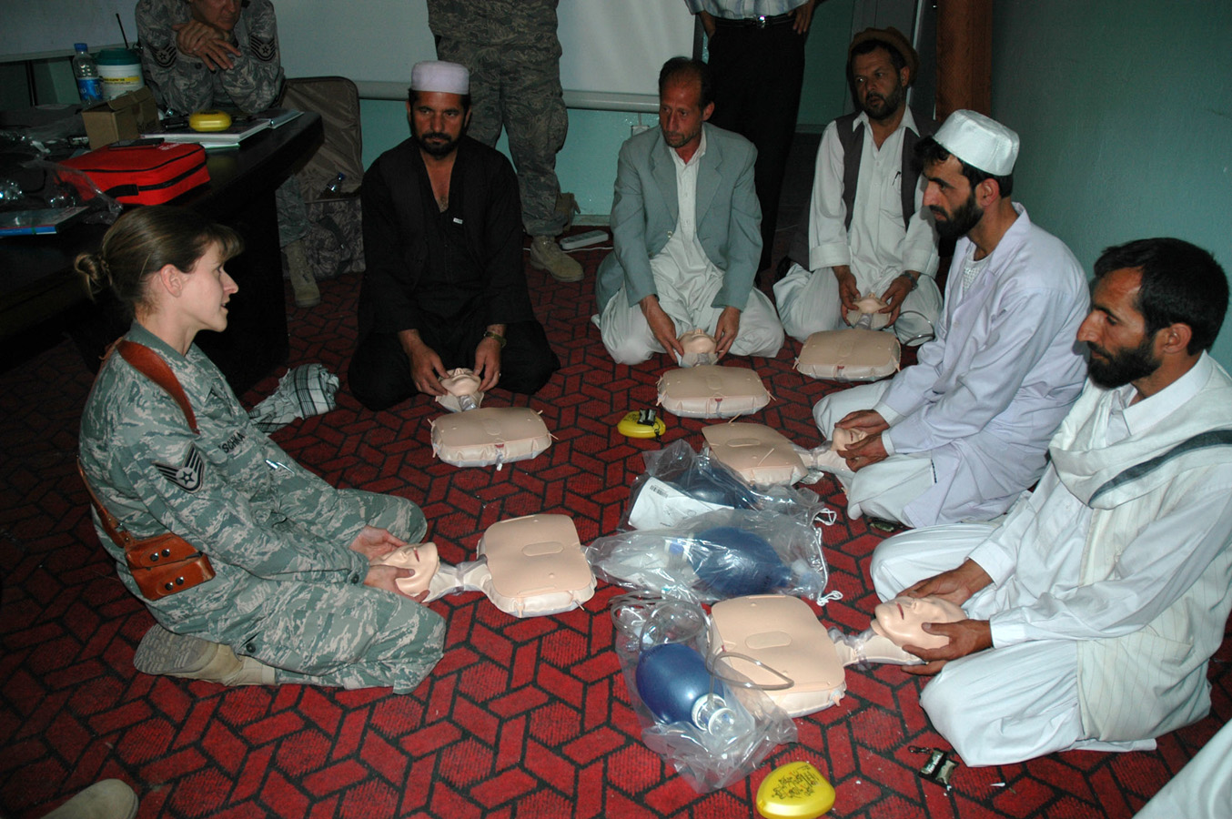 PRT teaches CPR to Afghan medical providers > U.S. Air Forces Central ...