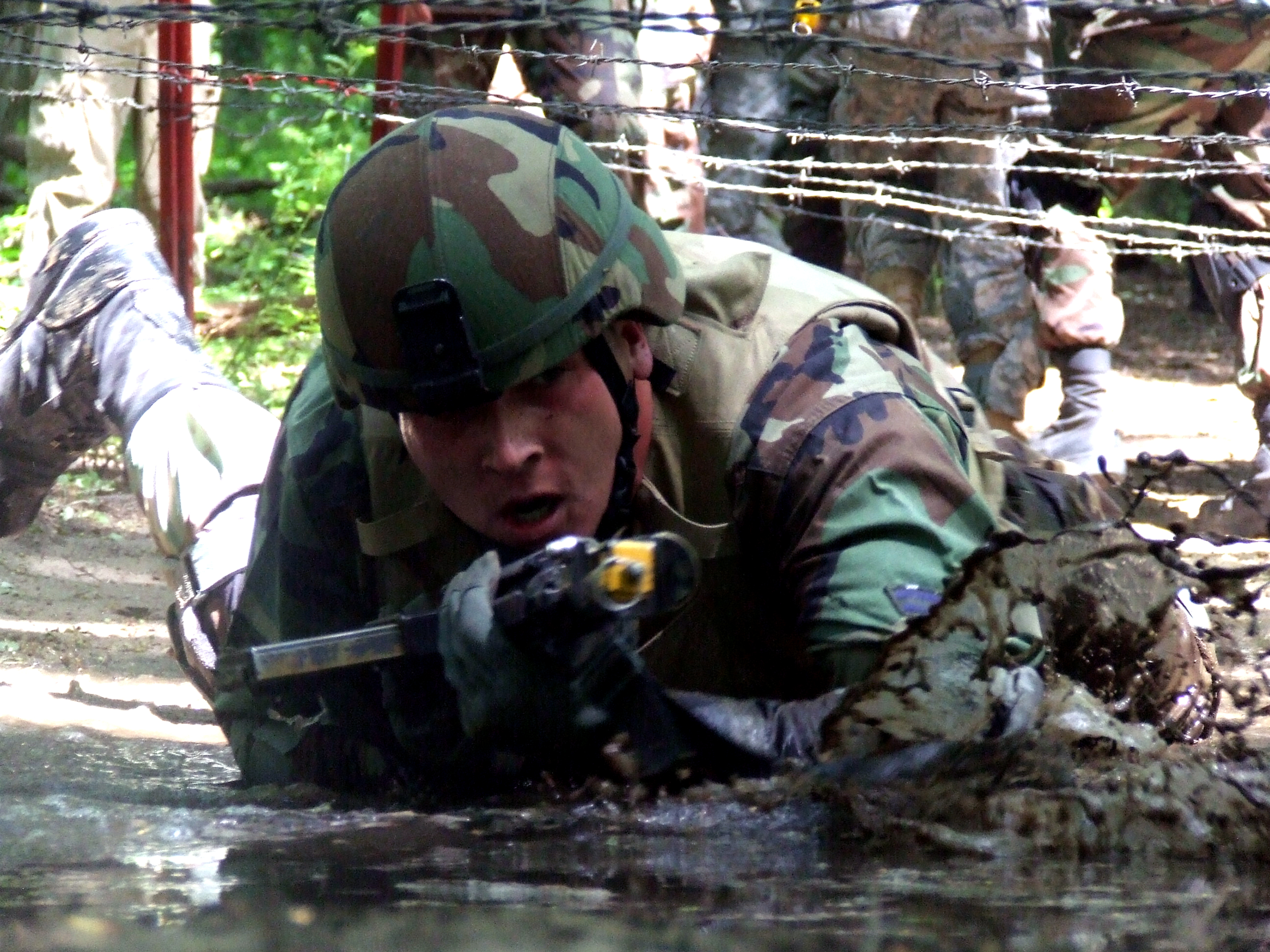 U.S. Air Force Expeditionary Center: Students practice combat first aid ...