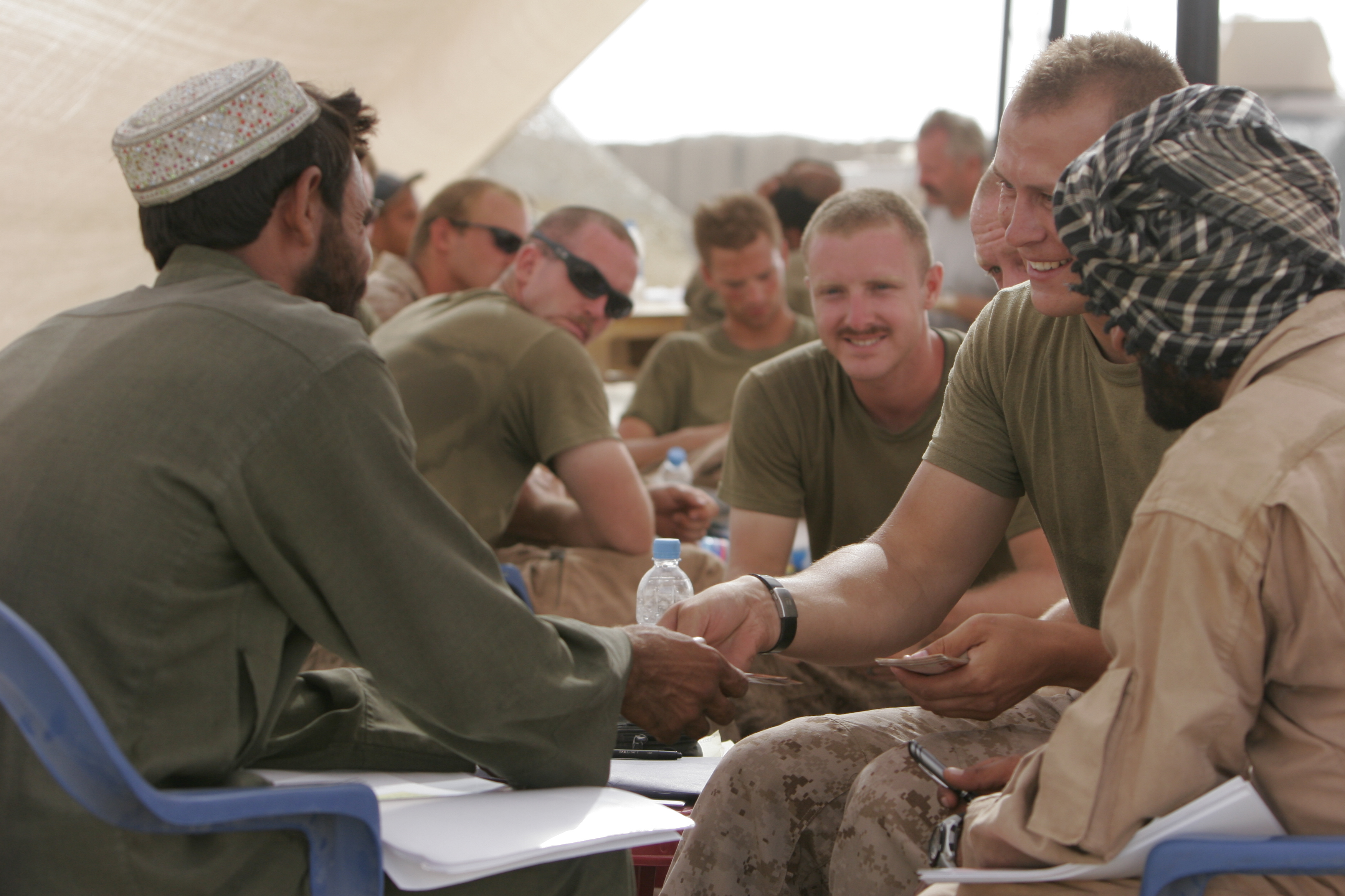 24th MEU flips to coin; Civil Military Operations Center opens in ...