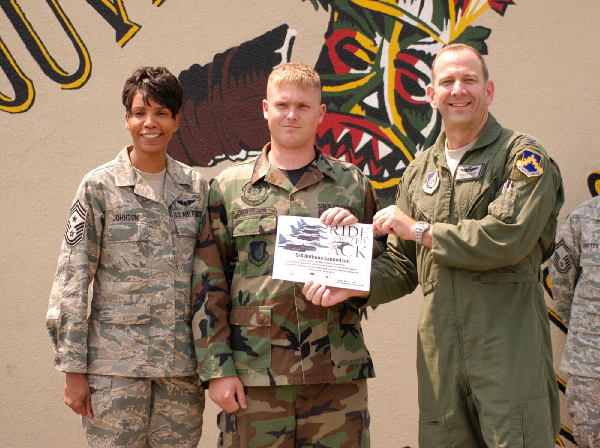 Pride of the Pack: Senior Airman Anthony Samuelson > Kunsan Air Base ...