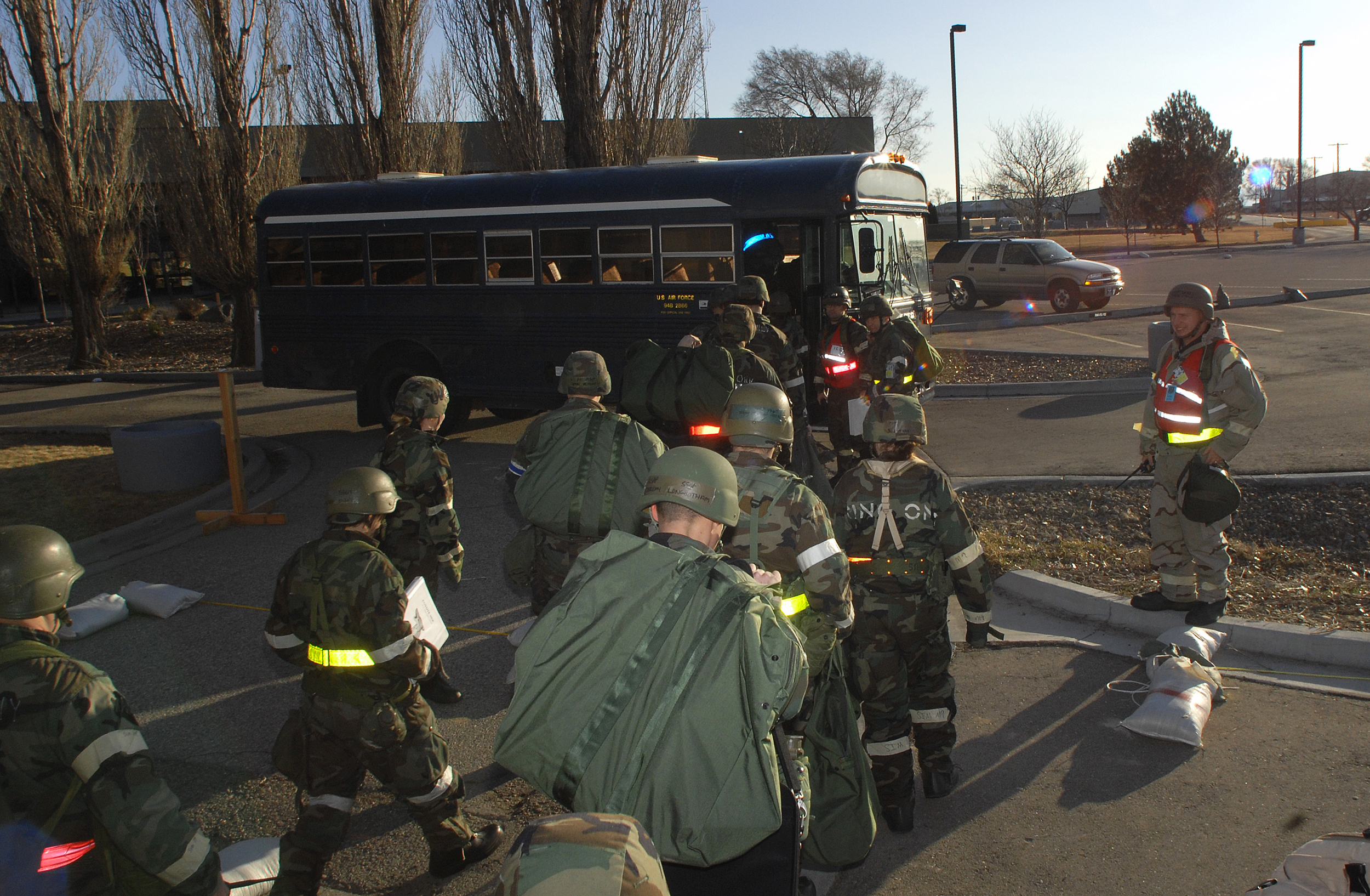 Evaluators test evacuation procedures during exercise > Mountain Home ...