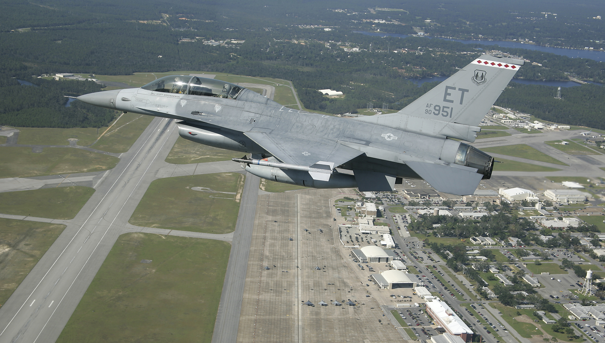F-16 over Eglin