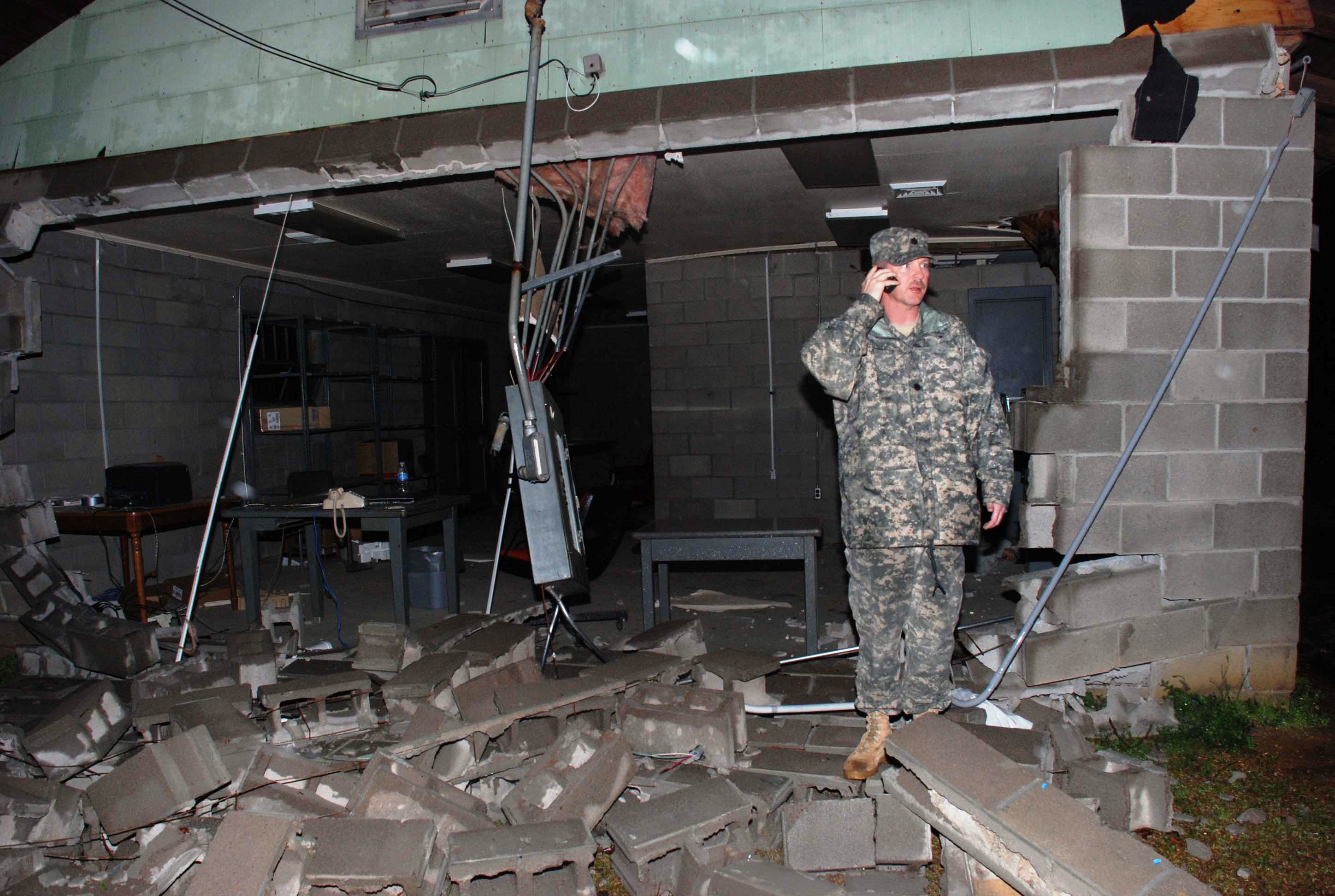 Army Lt. Col. James Treece, commander of 217th Brigade Support ...