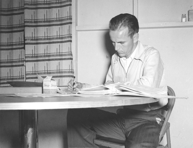 Unidentified Gentleman Writing Letter