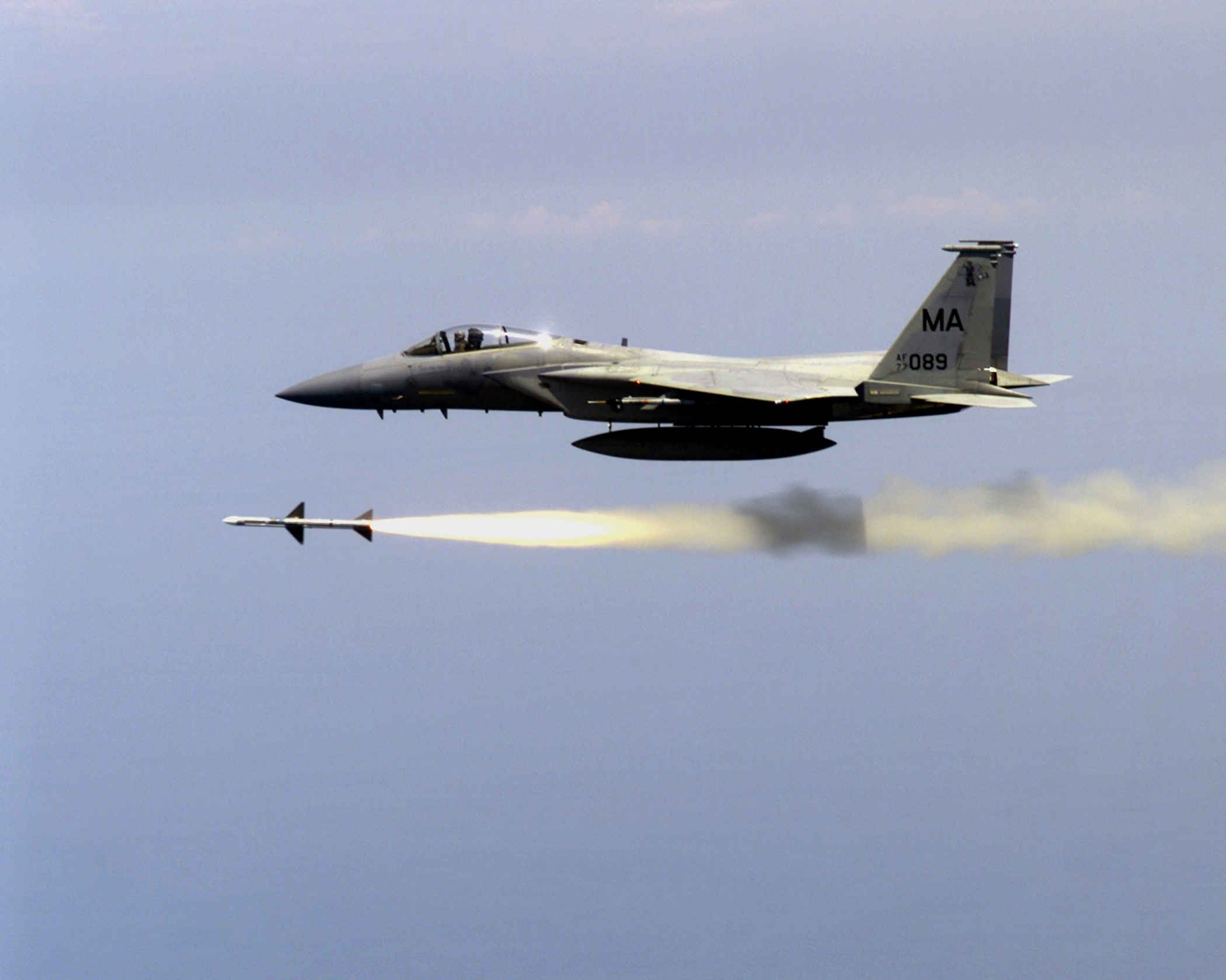 F-15 missile release