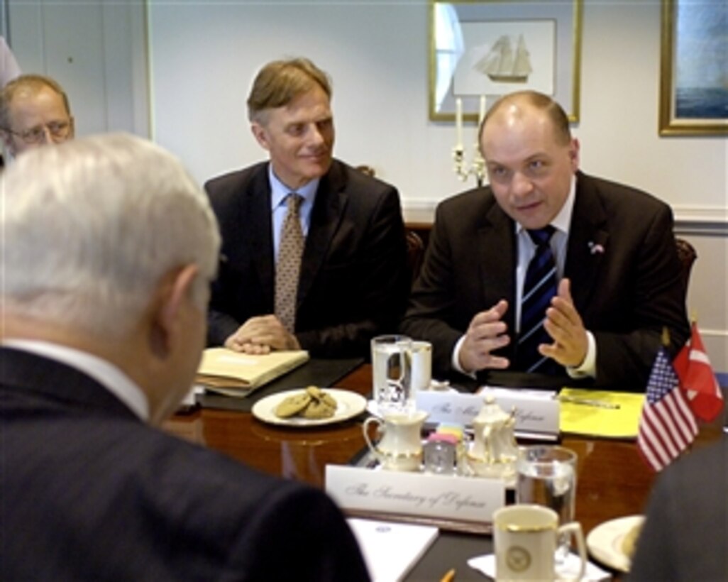 Danish Defense Minister Soren Gade meets with Secretary Gates. | U.S ...