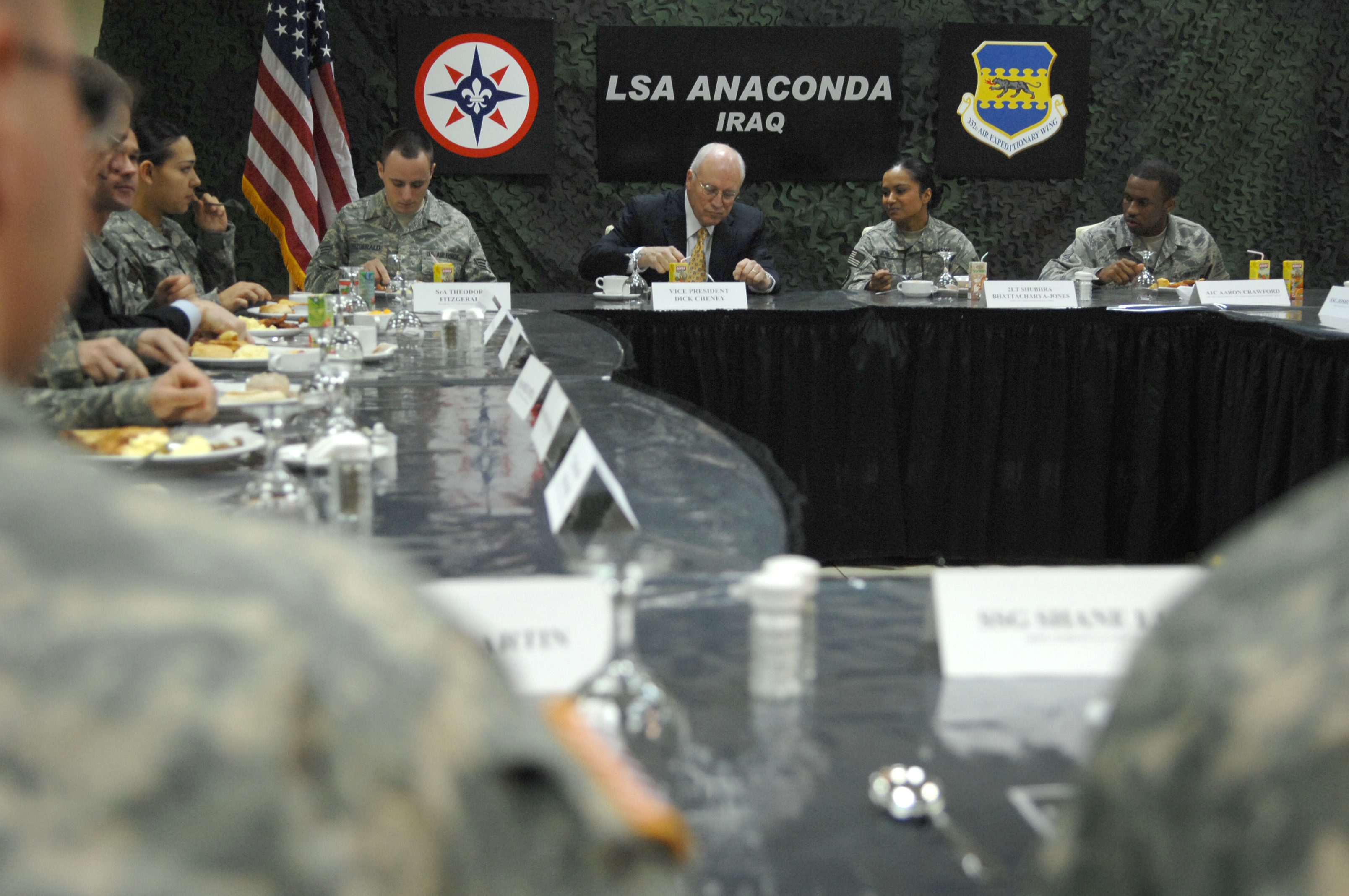 VP visits troops at Balad AB, LSA Anaconda > U.S. Air Forces Central > News