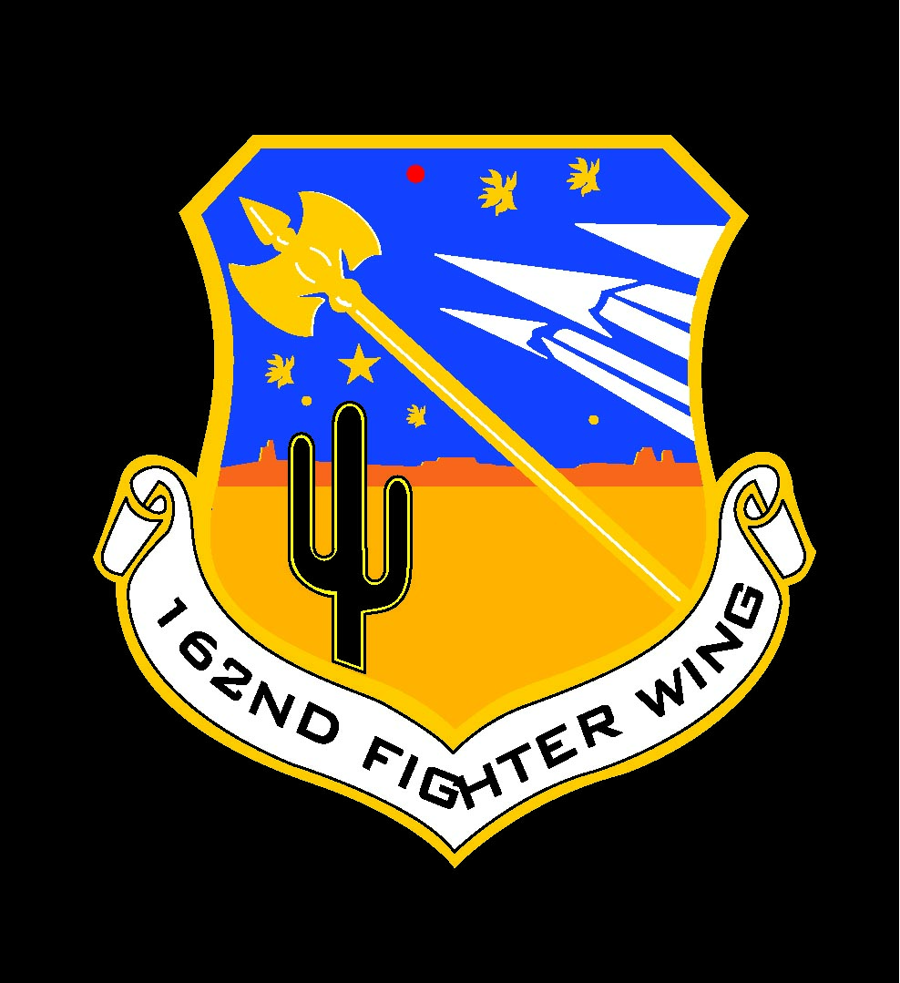 162nd Fighter Wing Patch (AZANG) Back Background