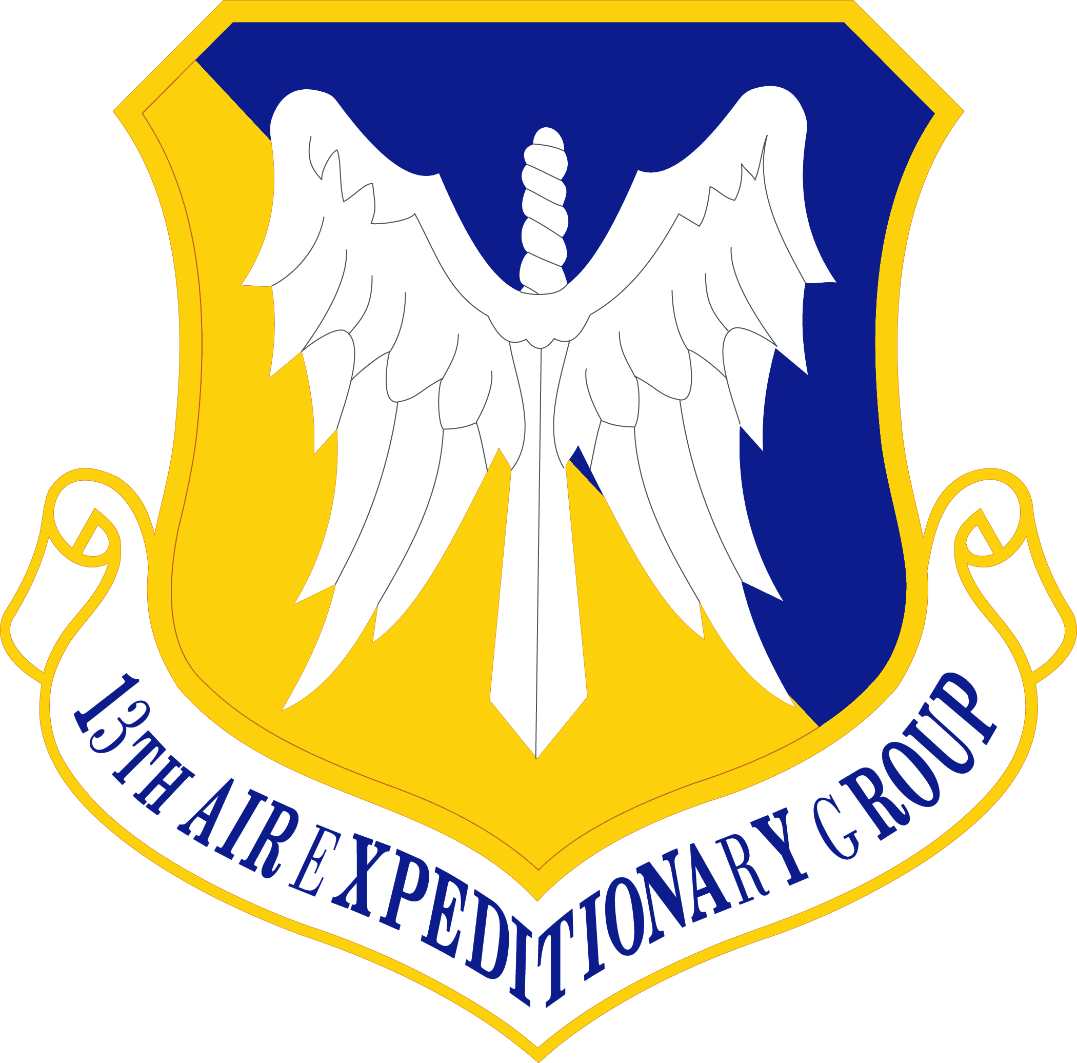 13th Air Expeditionary Wing Shield (Color)