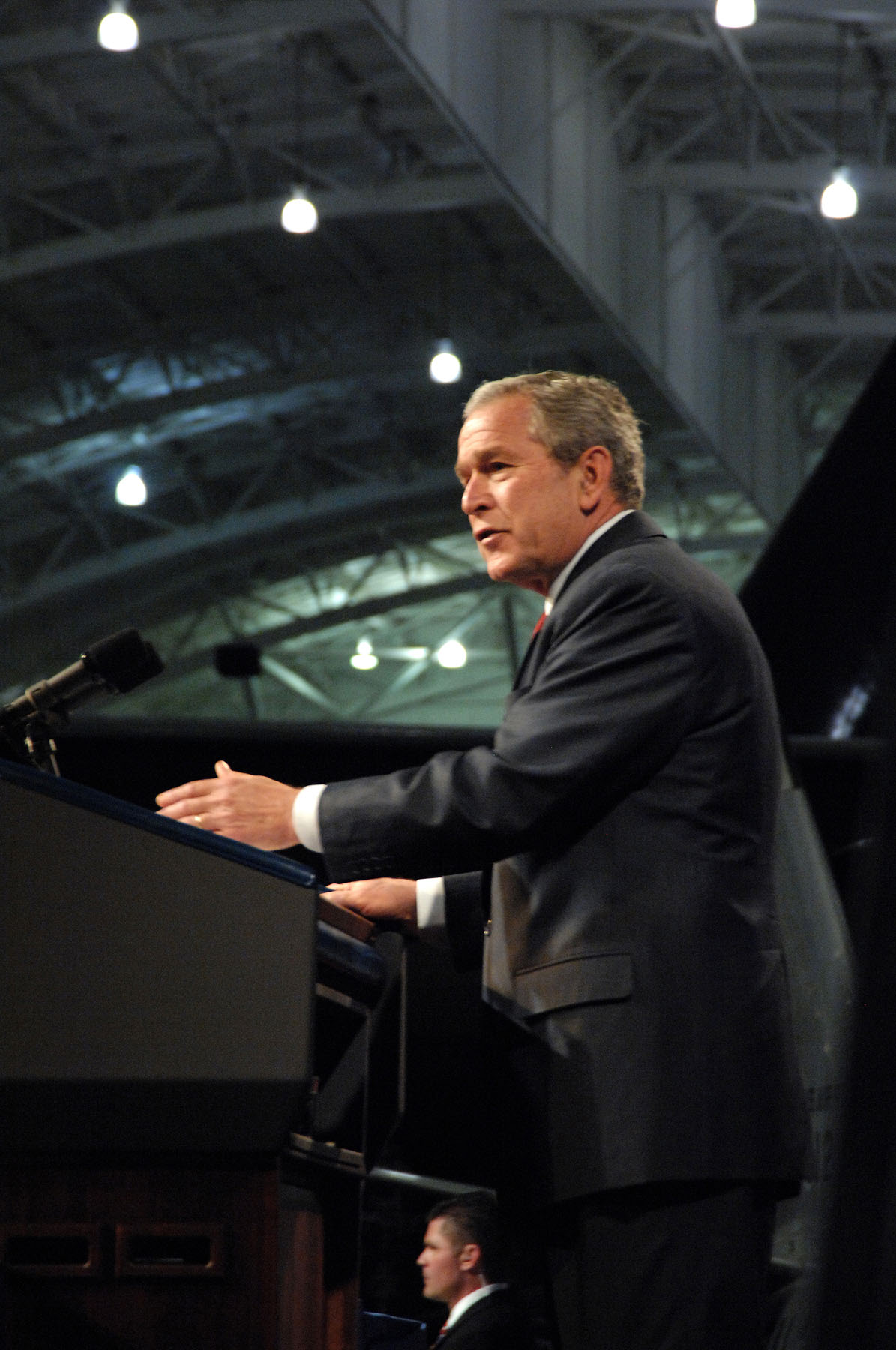 President George W. Bush discusses the Global War on Terror
