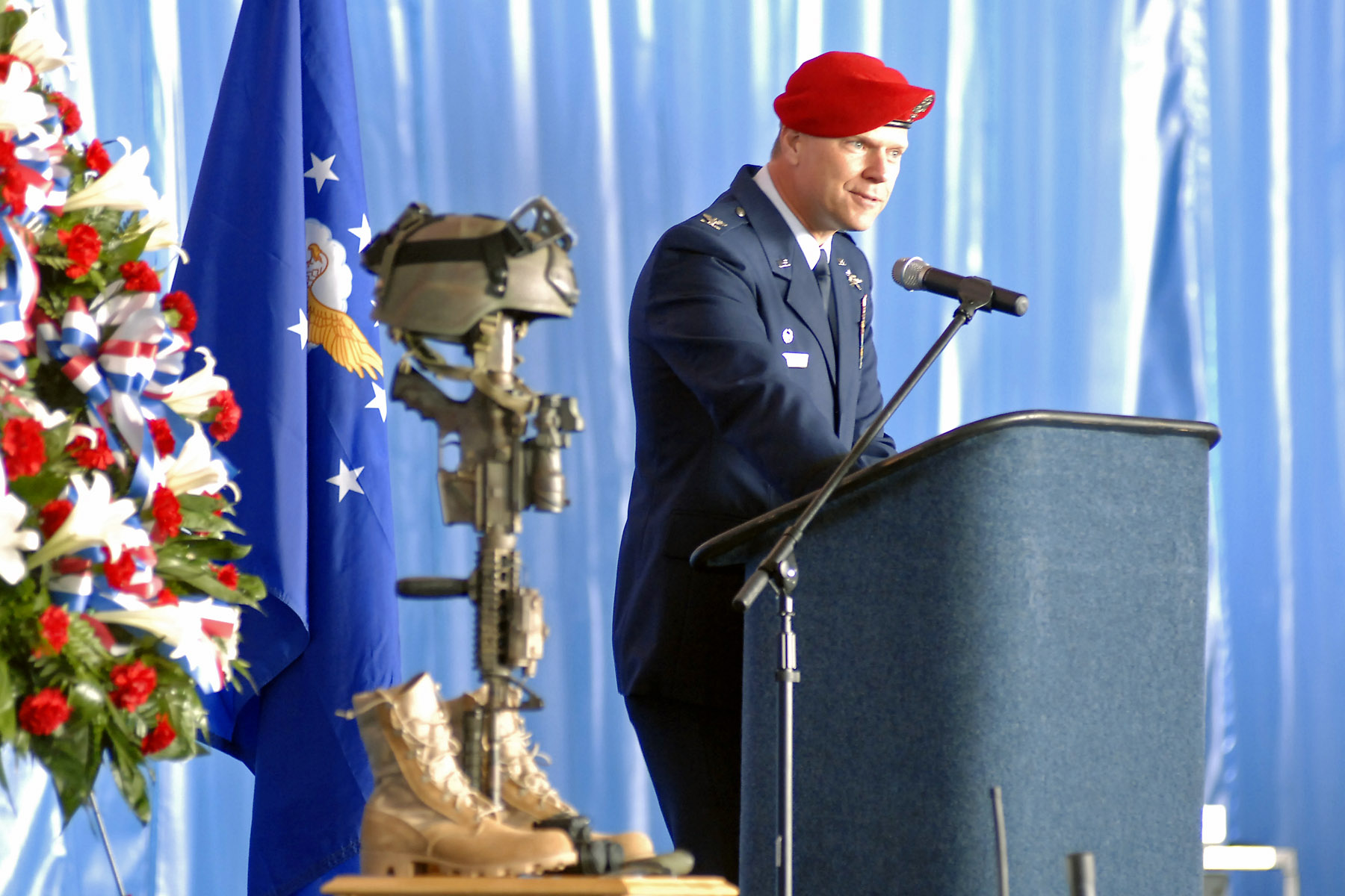Pope officials remember fallen Airman > Air Force > Article Display