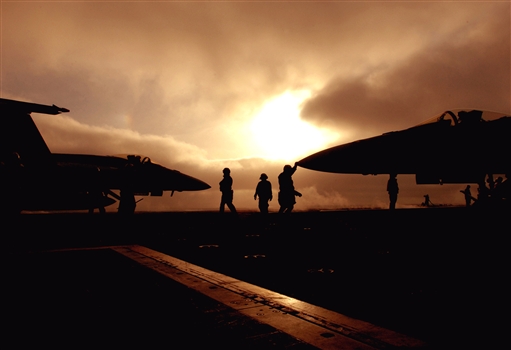 FLIGHT OPS AT SUNSET | U.S. Department of War