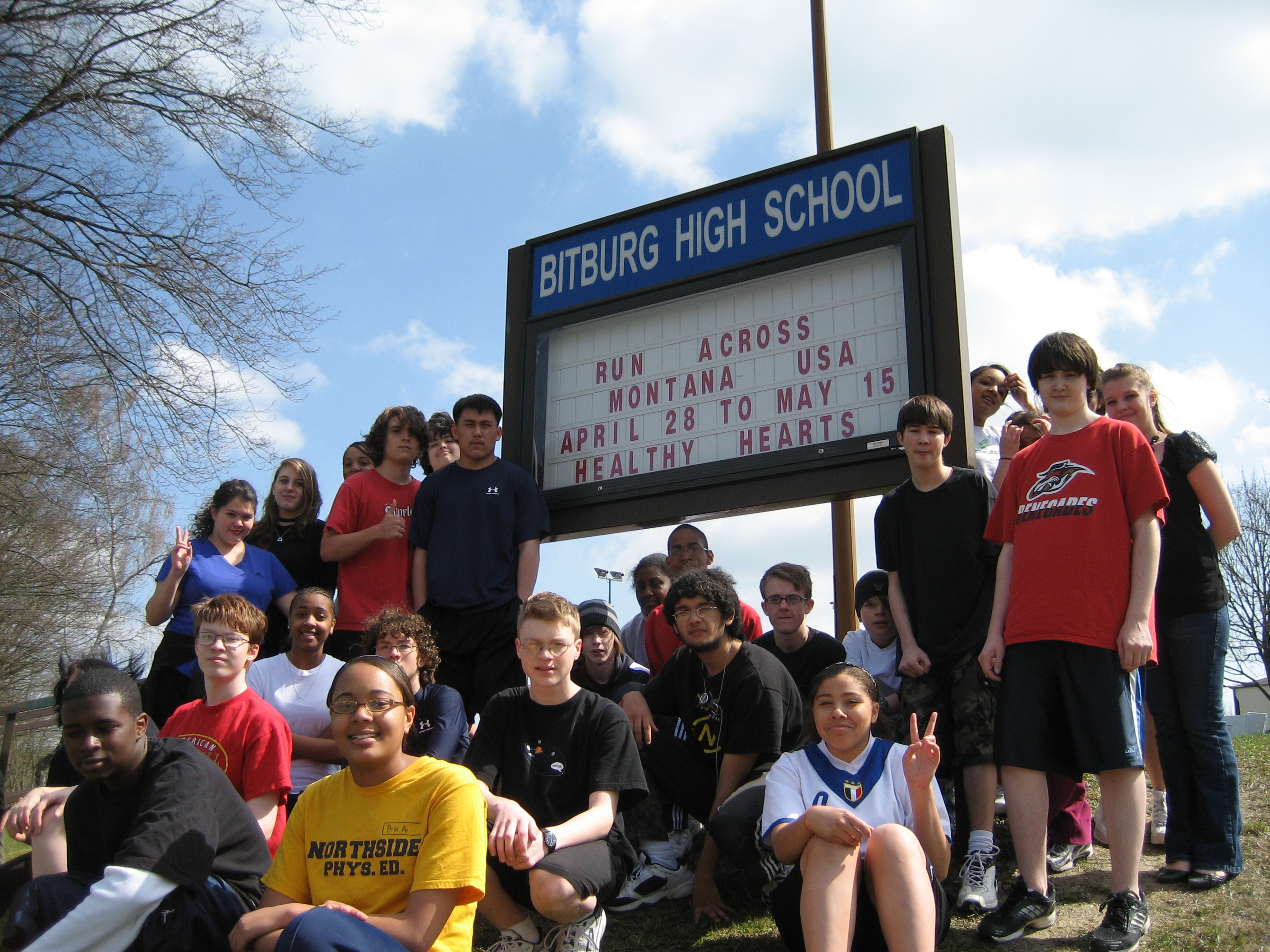 Bitburg high school students run across Montana! > Spangdahlem Air Base ...
