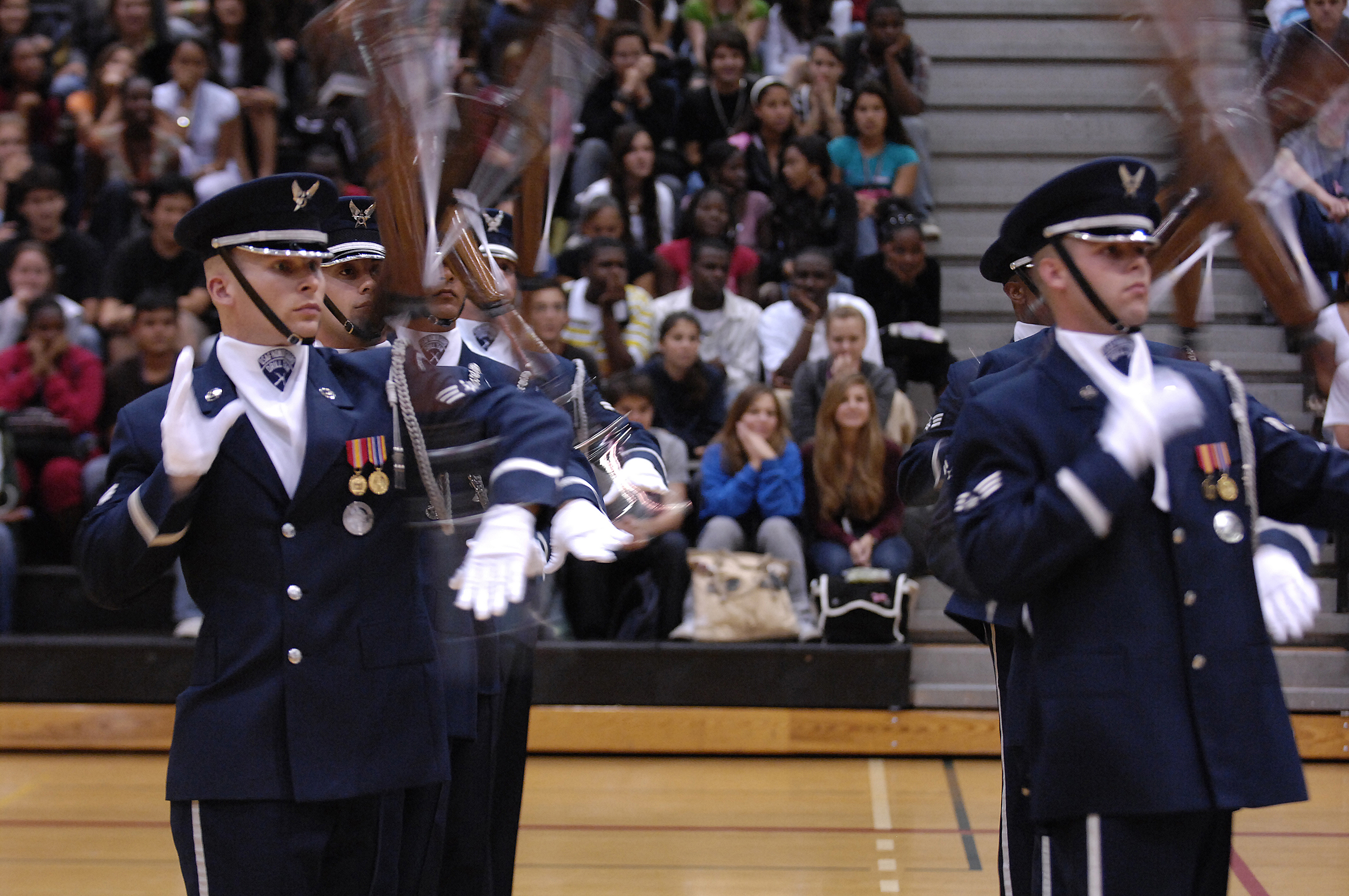 AF Drill Team surprises JROTC cadets > Air Force Honor Guard > Article ...
