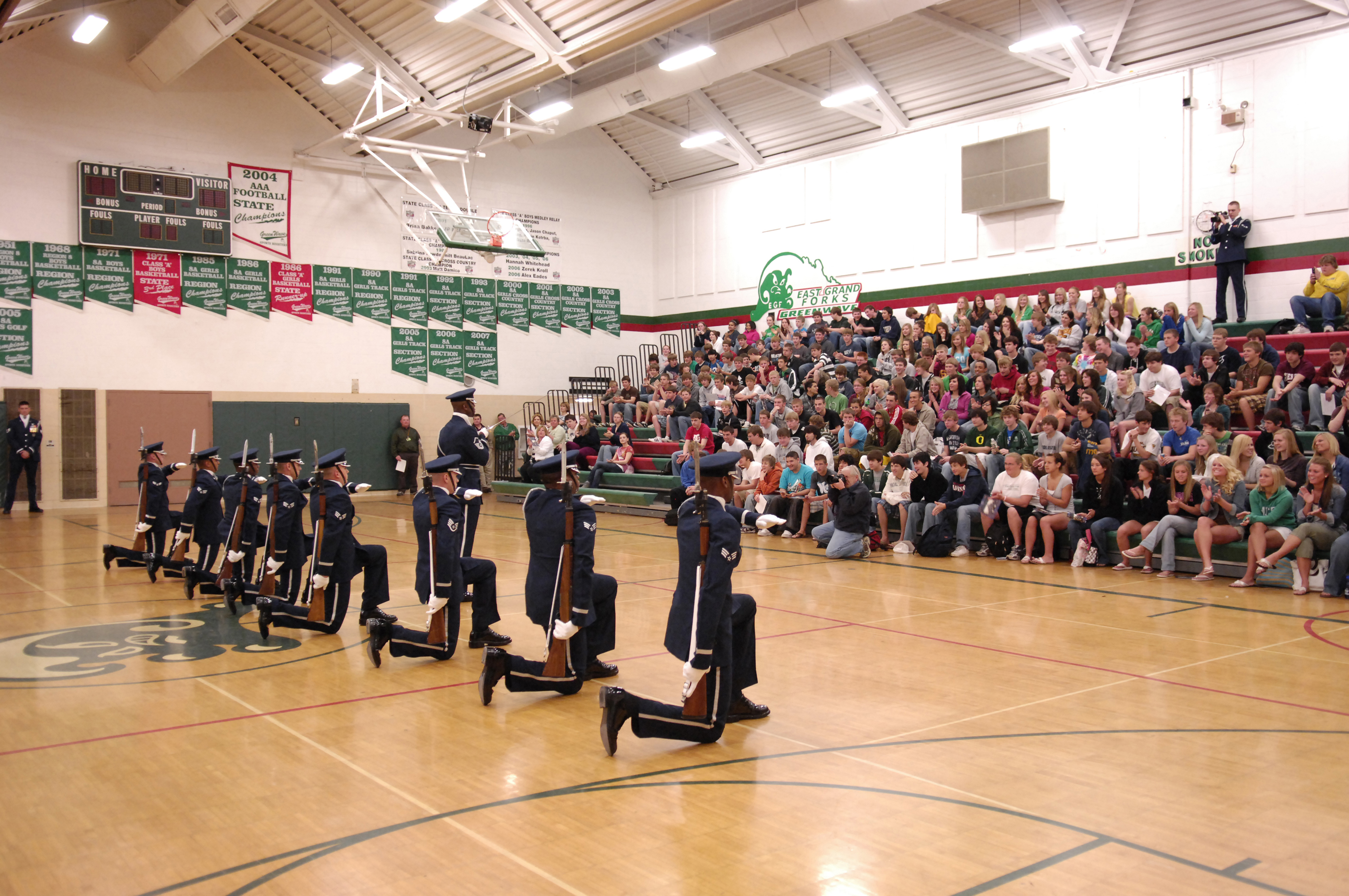 Drill Team provides northern exposure > Air Force Honor Guard > Article ...