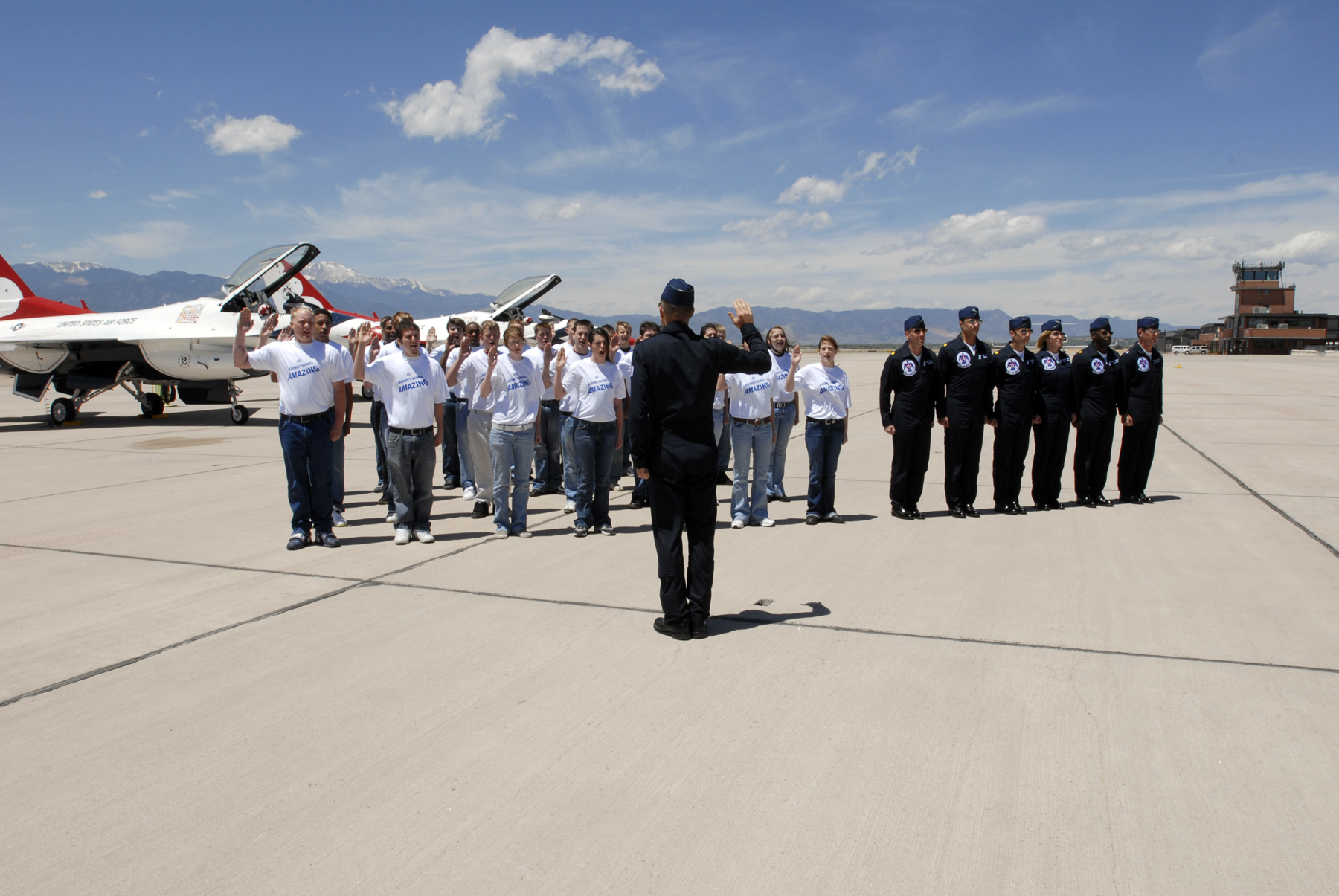 Making the Commitment > Peterson and Schriever Space Force Base > Display