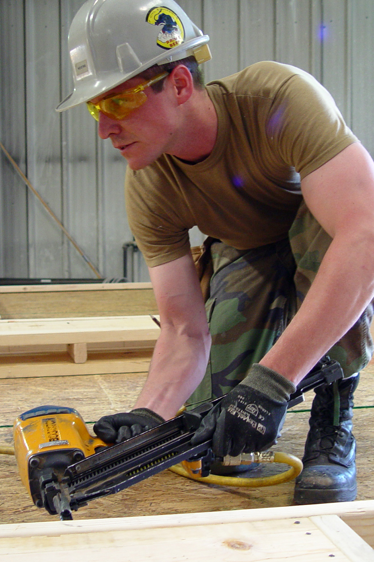 Nailing it in place > Grissom Air Reserve Base > Article Display