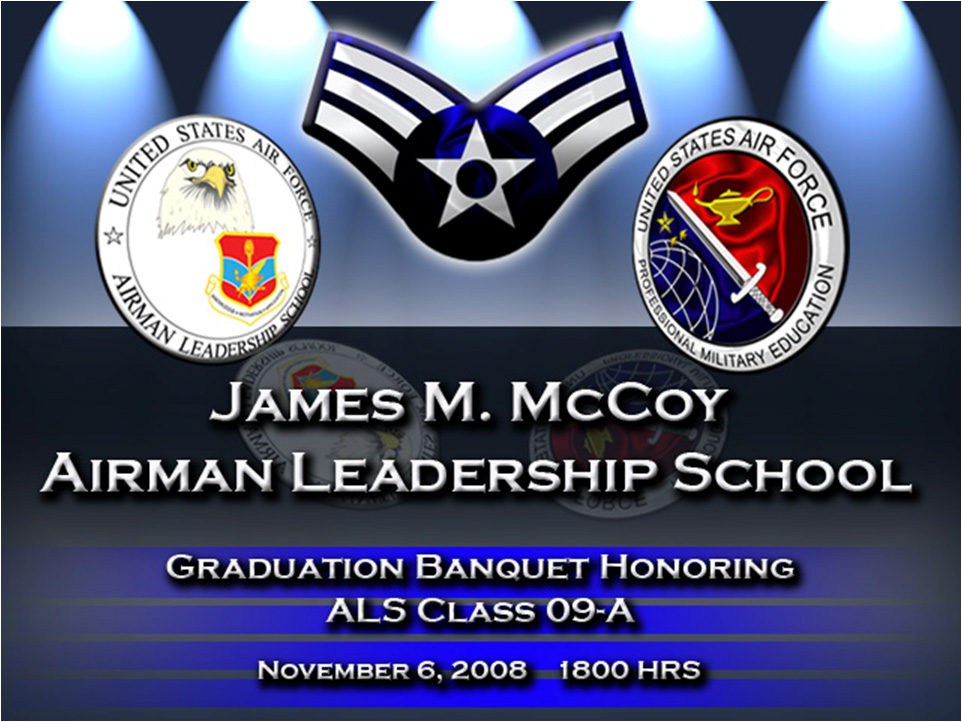 James M. McCoy Airman Leadership School Prepare to Graduate