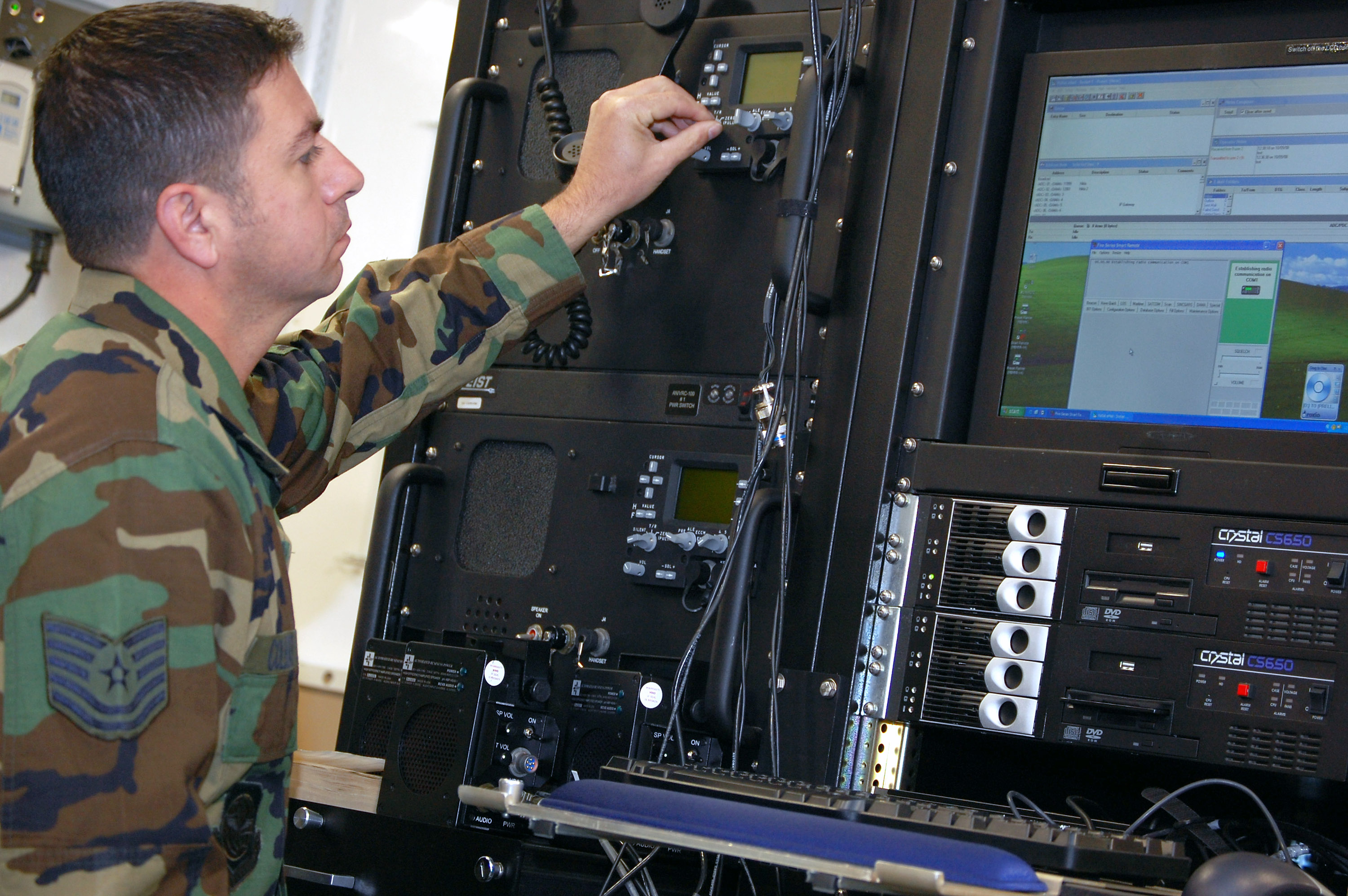 Air Force's newest mobile air shelter set up for Expeditionary Center ...