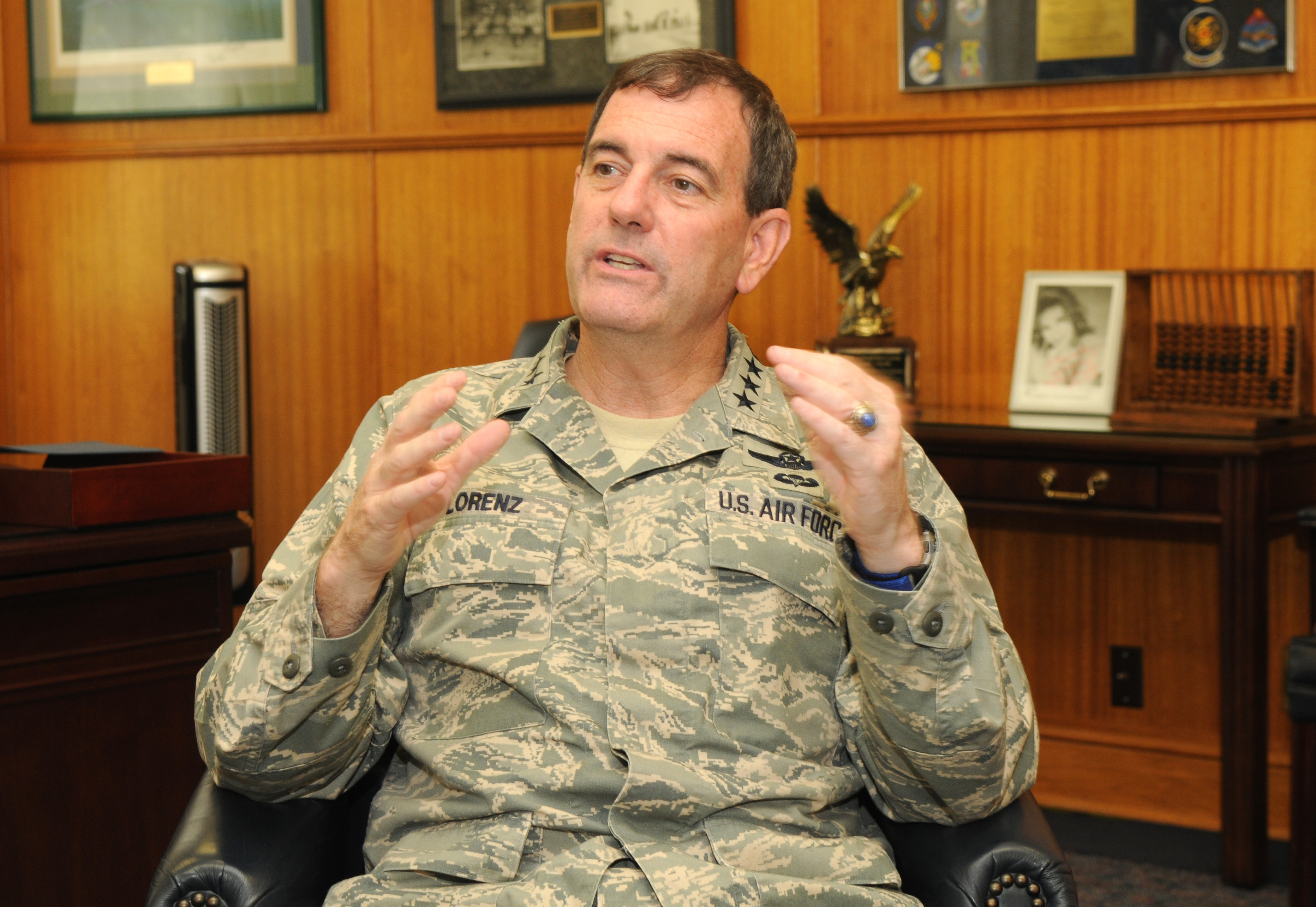 General Lorenz speaks on AETC Commanders Conference