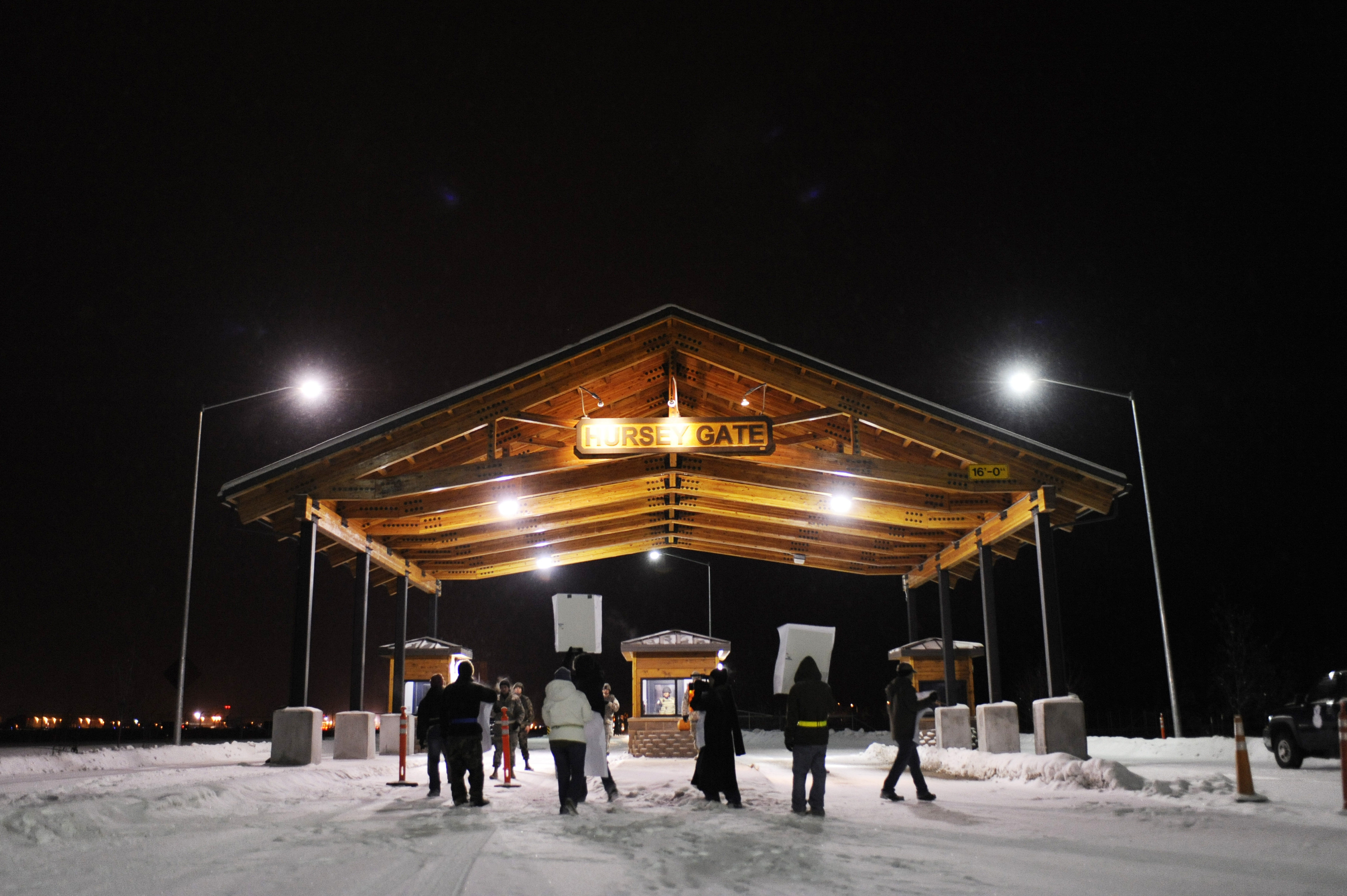 Protesters rally > Eielson Air Force Base > Display