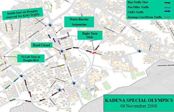 Kadena Special Olympics traffic directions > Kadena Air Base > Article ...