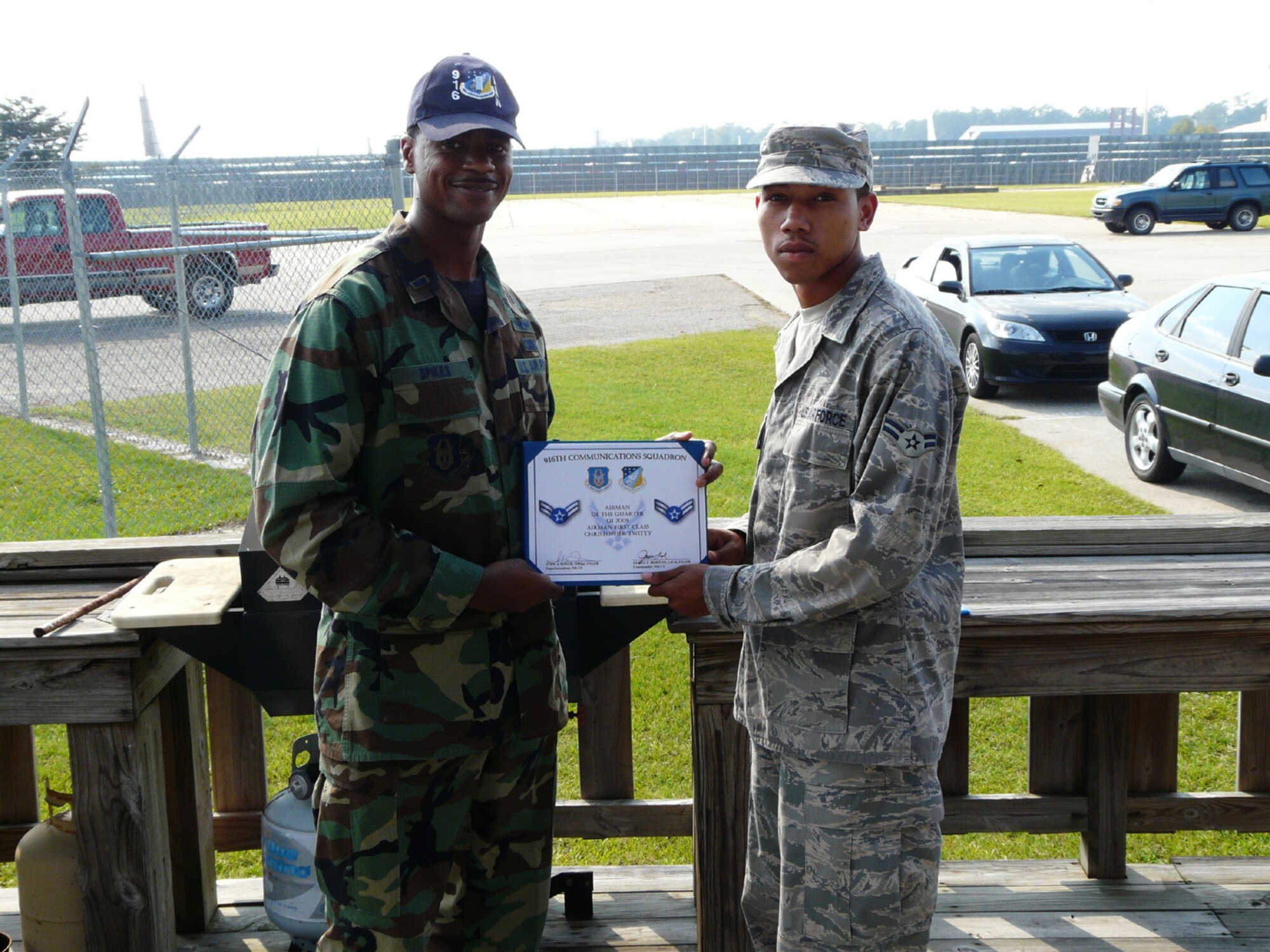 Twitty earns quarterly squadron award > 916th Air Refueling Wing ...