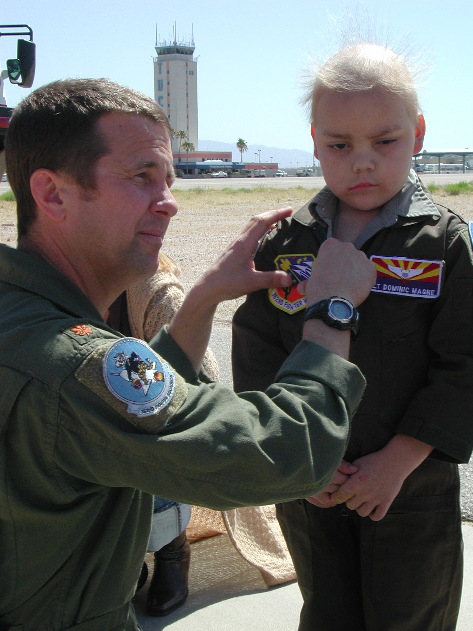 Airman volunteers as boy's 'instructor pilot' > Air Force > Article Display