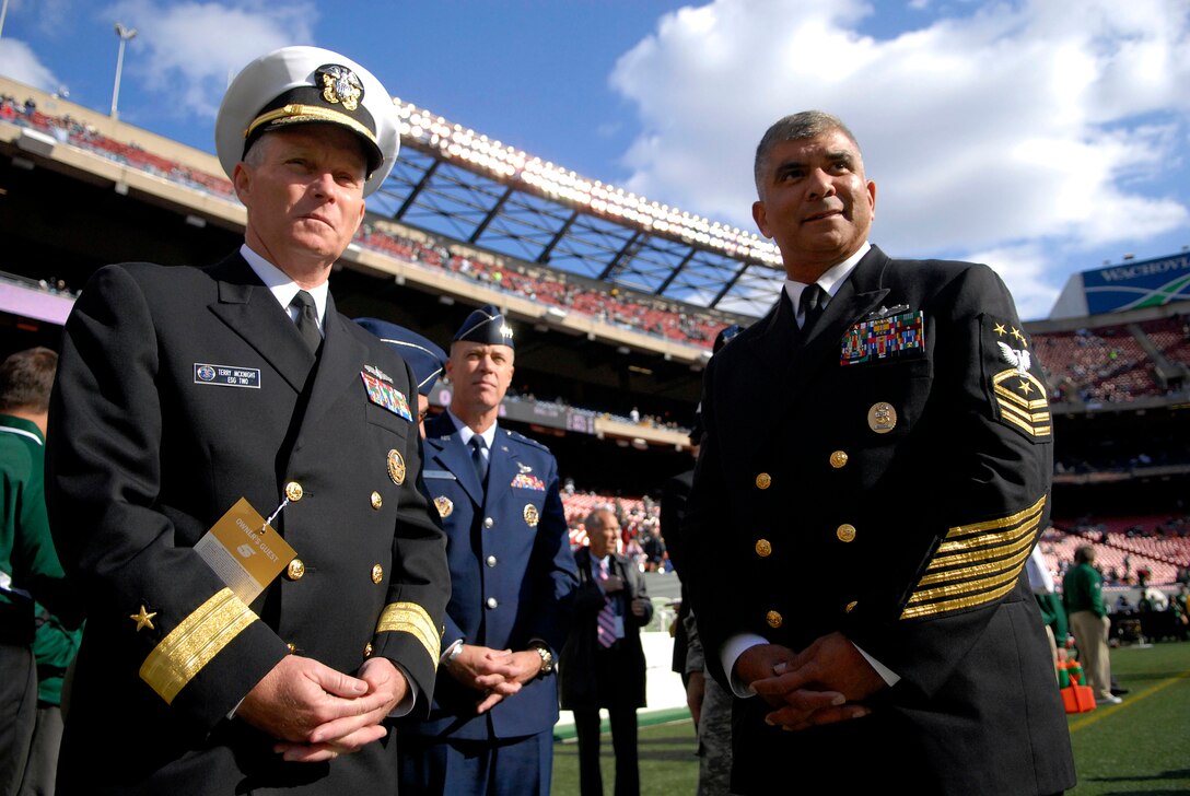 U.S. Navy Rear Adm. Terence E. McKnight, commander, Expeditionary ...