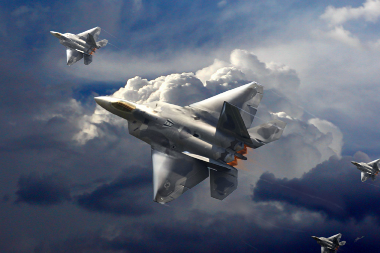 F-22 Light and Shadow