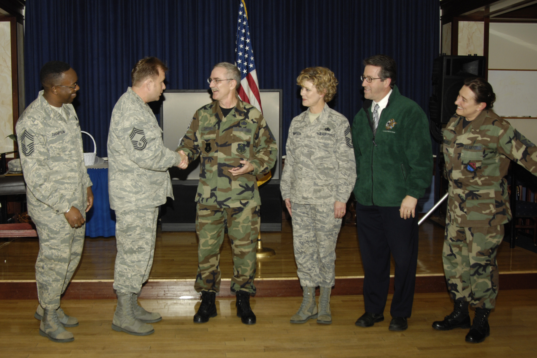 Chief congratulations > Hanscom Air Force Base > Article Display