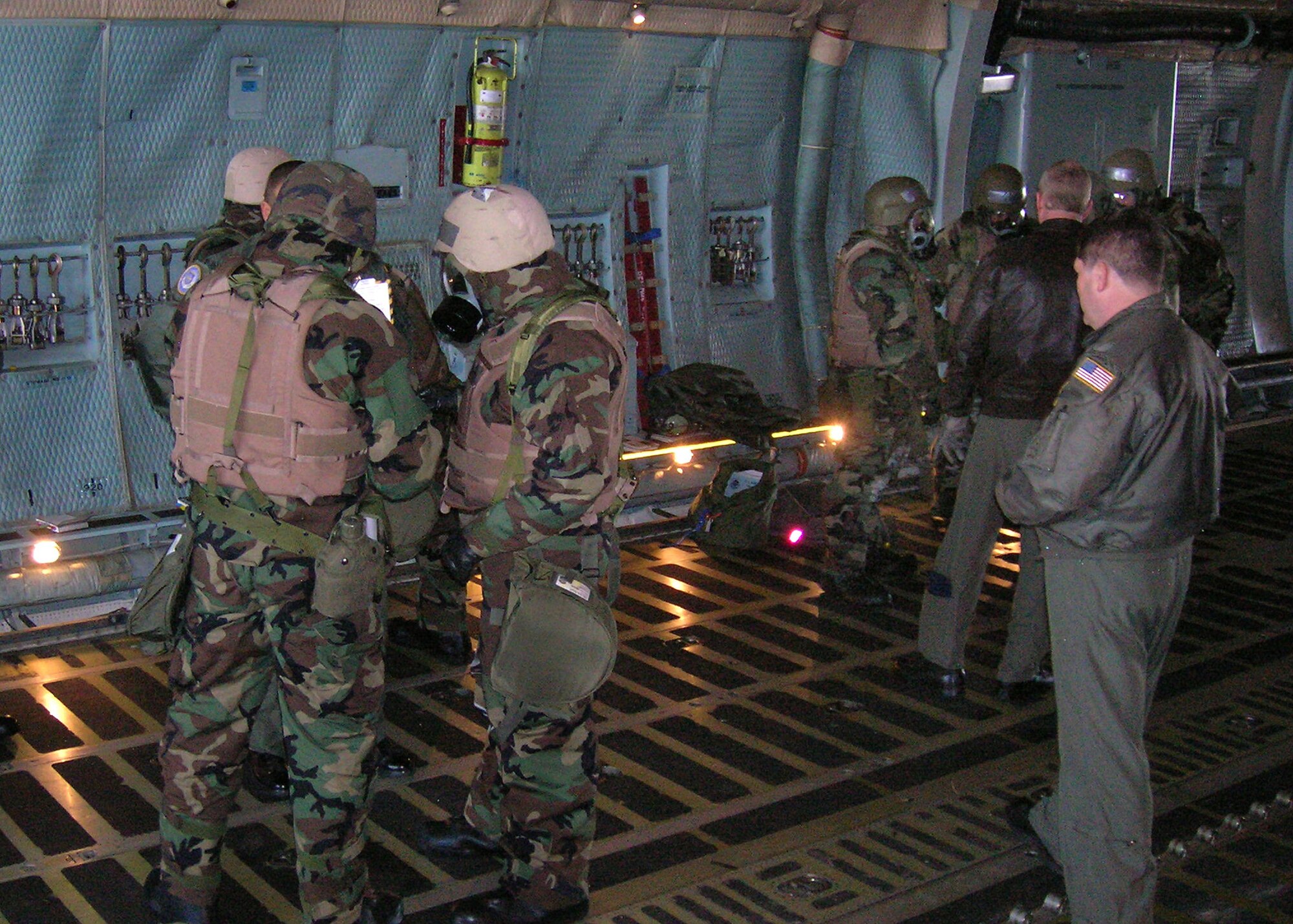 312th Airlift Squadron trains to perform their wartime mission in a ...